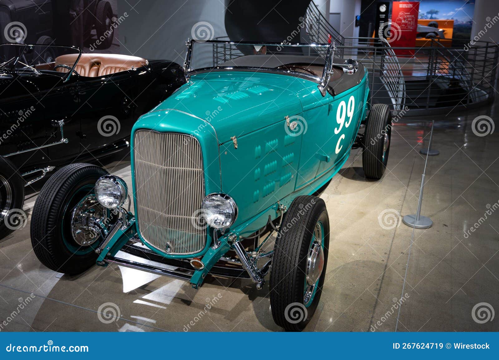 Green Hot Rod 1932 Ford "RAY BROWN ROADSTER" Editorial Stock Image ...