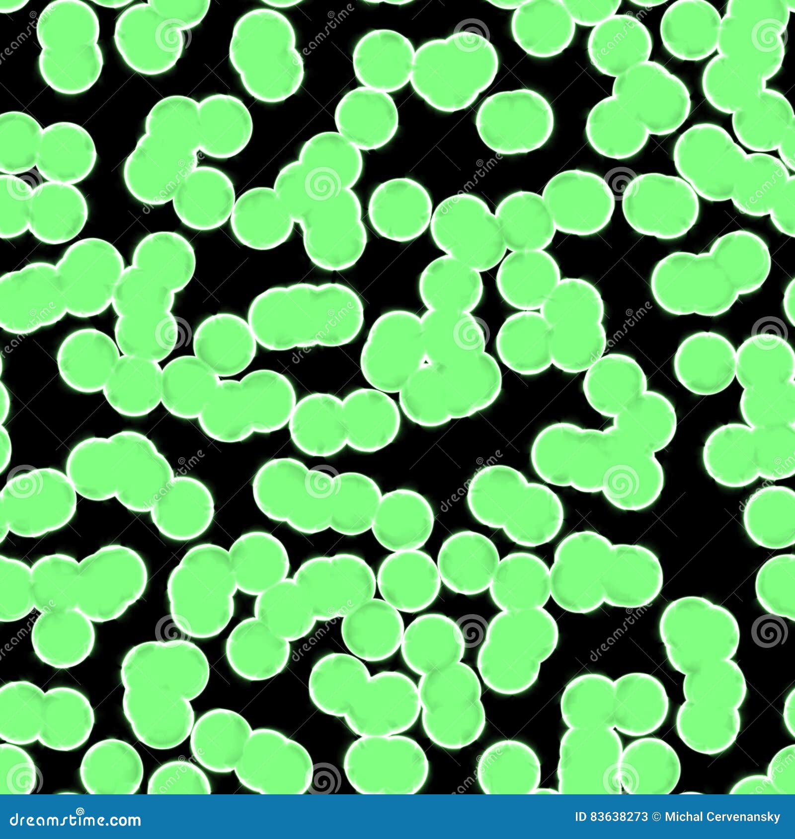 Green Human or Floral Cells Texture. Stock Image - Image of infection ...