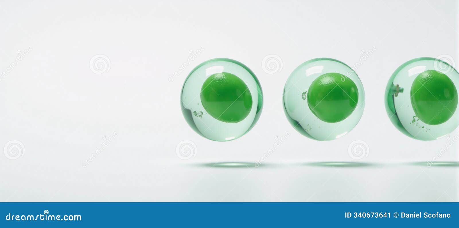 Green Hydrogen Water Element Bubble with Artificial Reflection Isolated ...