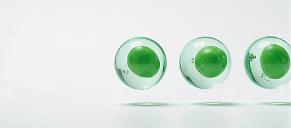 Green Hydrogen Water Element Bubble with Artificial Reflection Isolated ...