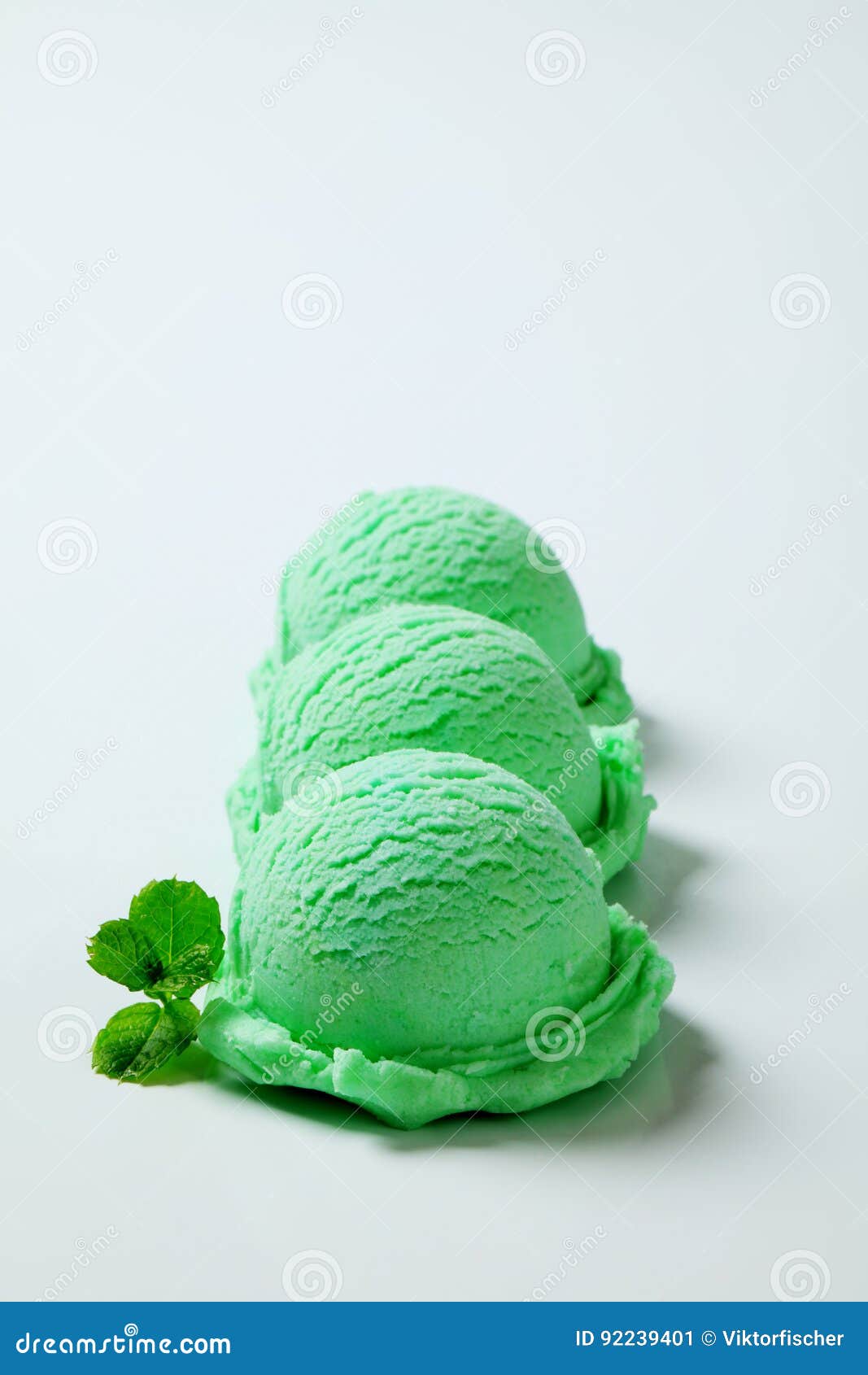 Green ice cream stock image. Image of light, mint, frozen - 92239401