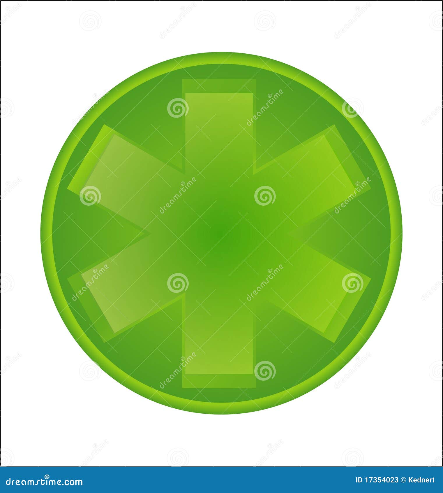 Green icon stock vector. Illustration of illness, healthy - 17354023