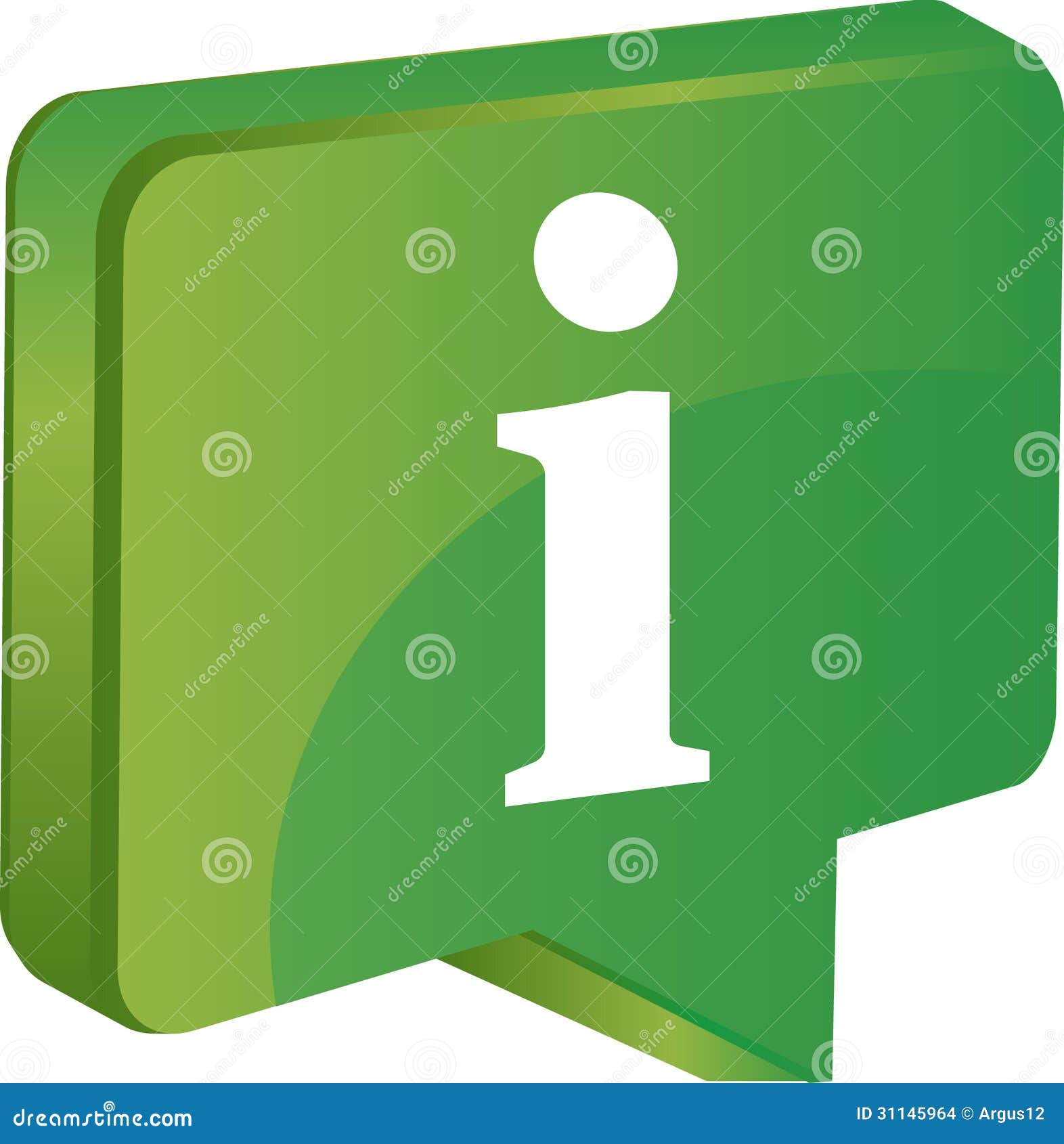 Green icon information stock illustration. Illustration of icon - 31145964