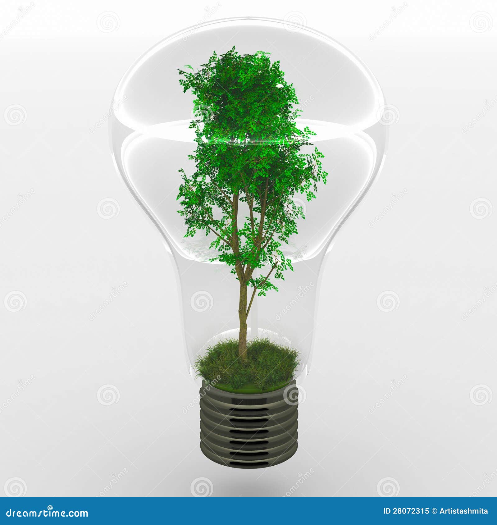 Green idea stock illustration. Illustration of idea, save - 28072315