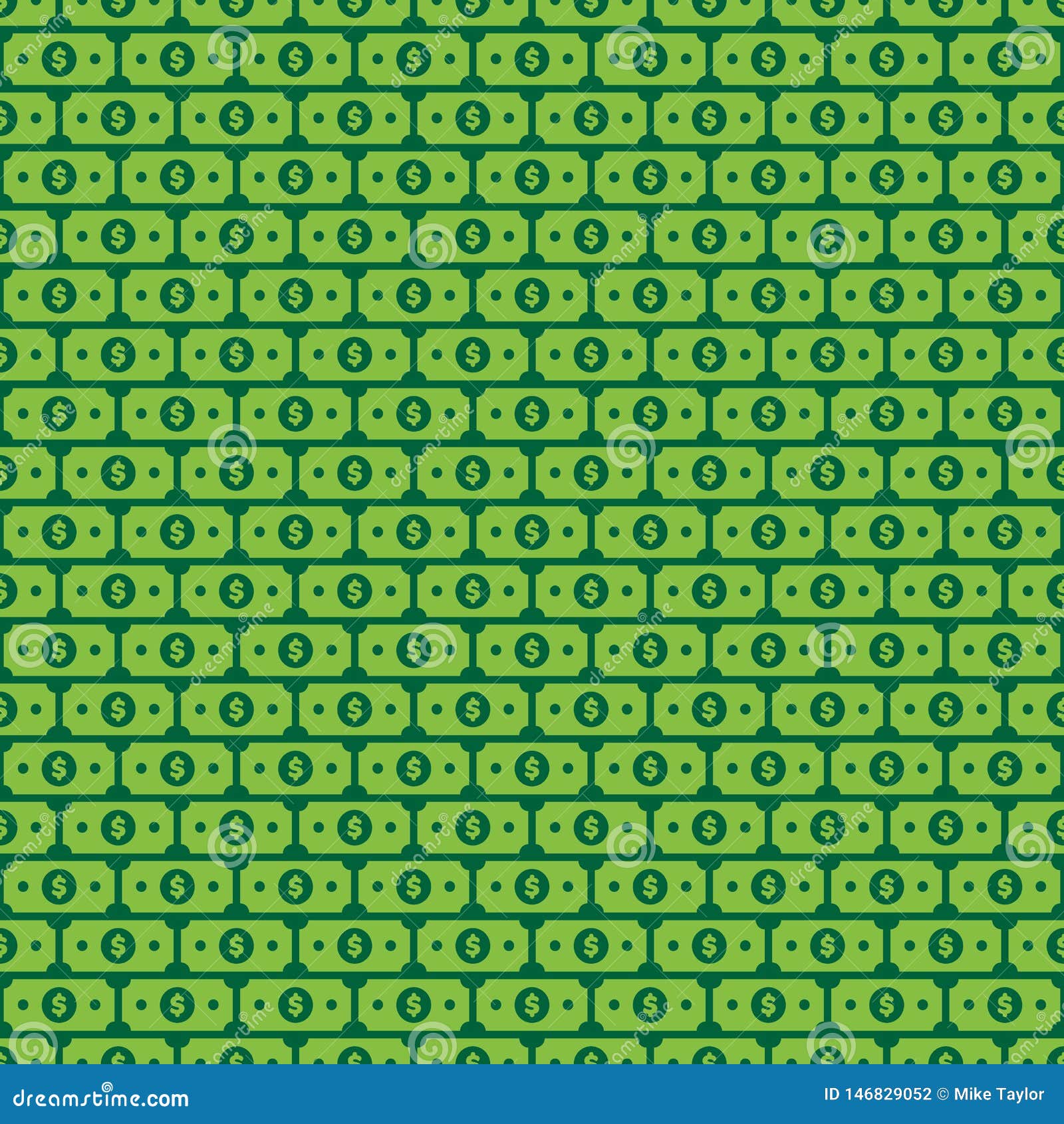 Vector Dollar Bill Illustration Stock Vector - Illustration of coin ...