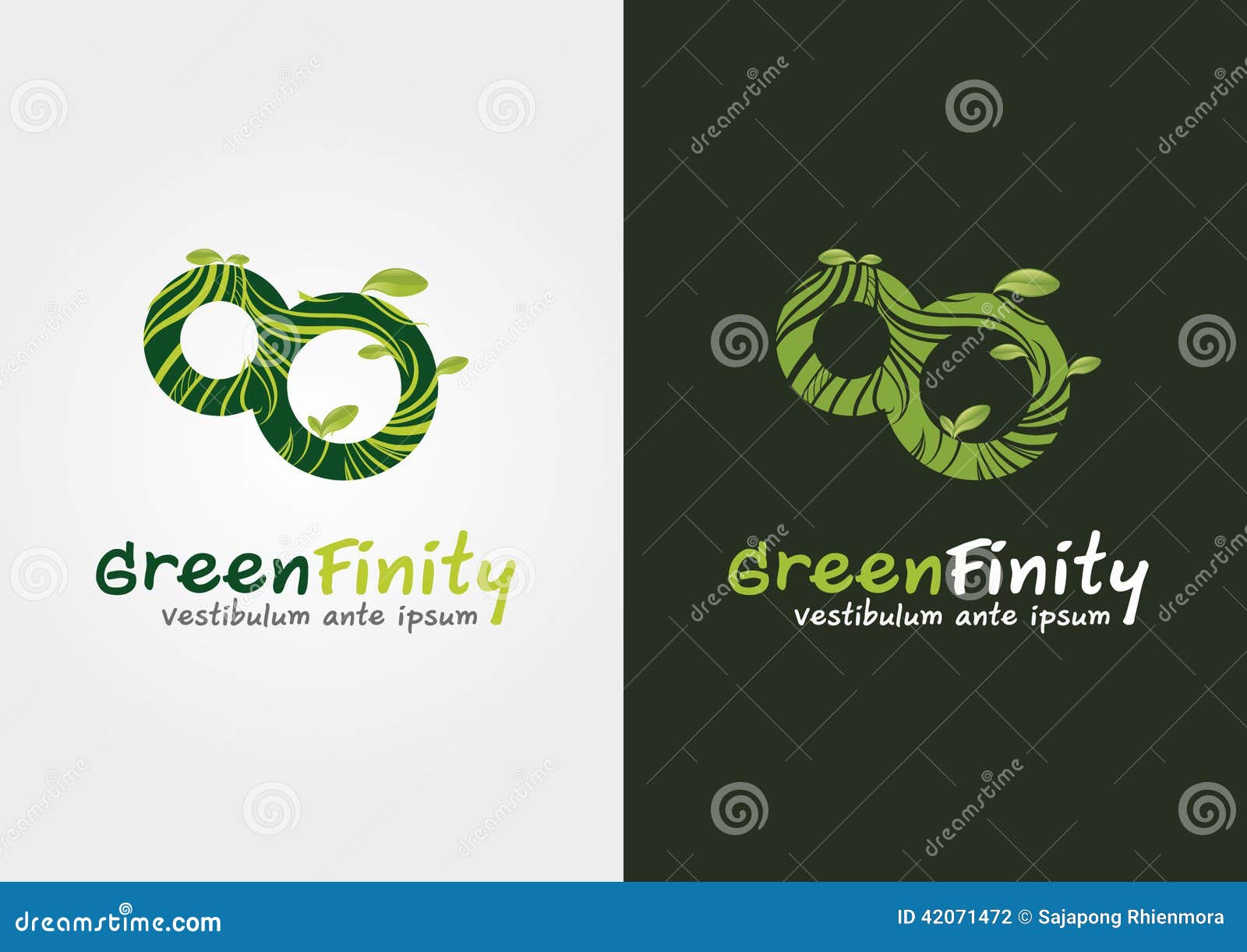 Green Infinity Symbol Icon From Glossy Wire With Cartoon Vector ...
