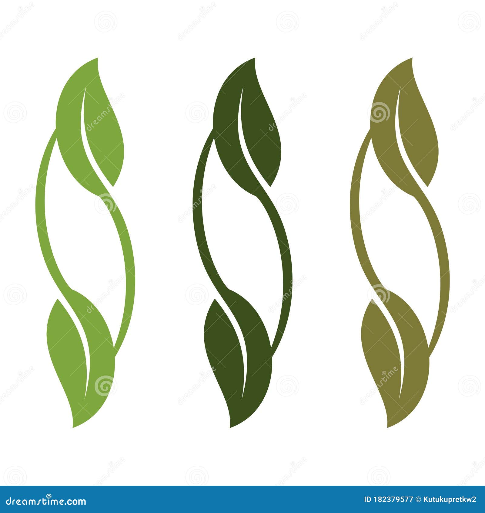 Green Infinity Leaves Logo Template Illustration Design. Vector EPS 10 ...