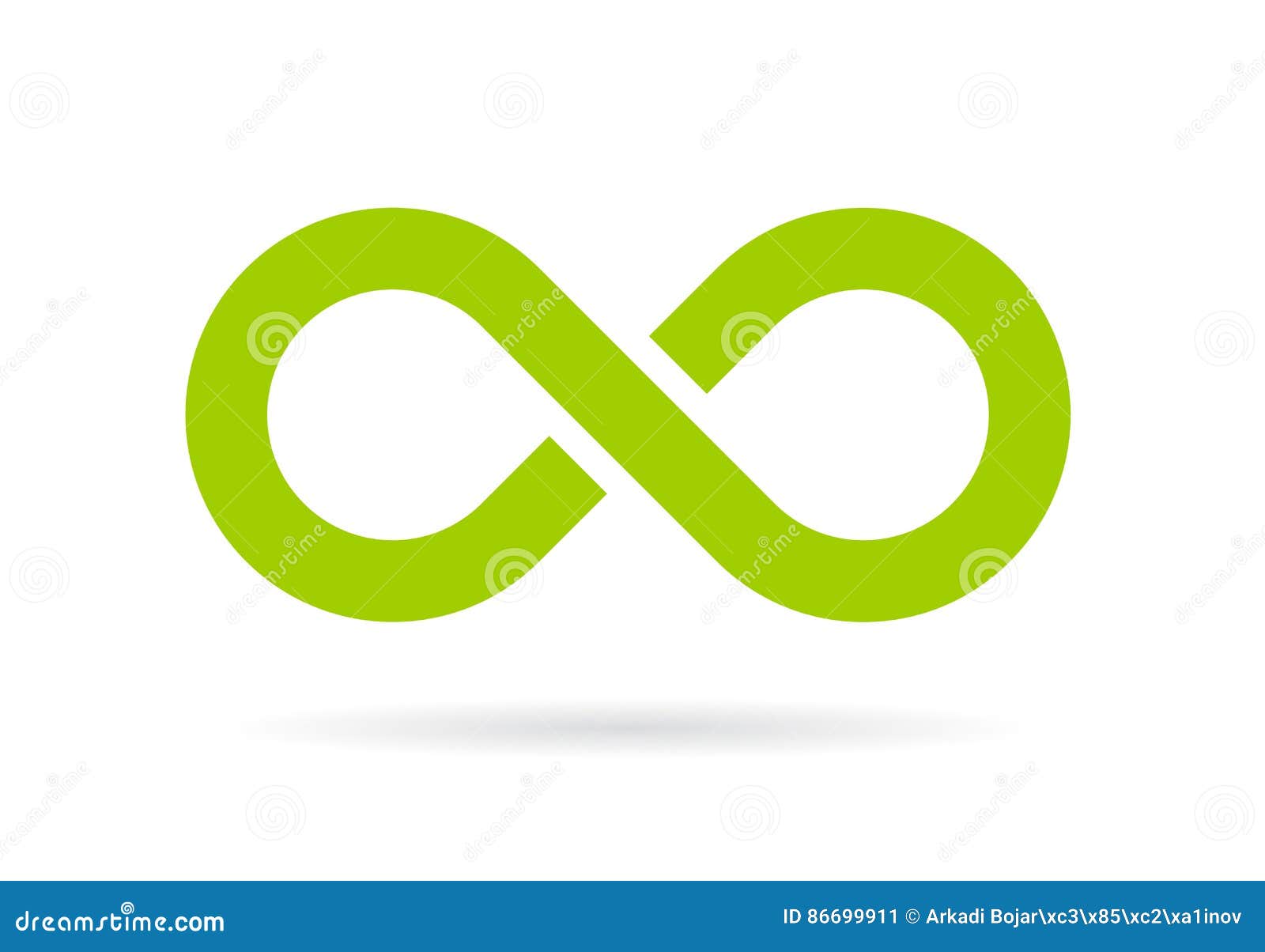 Green Infinity Vector Symbol Stock Vector - Illustration of infine ...