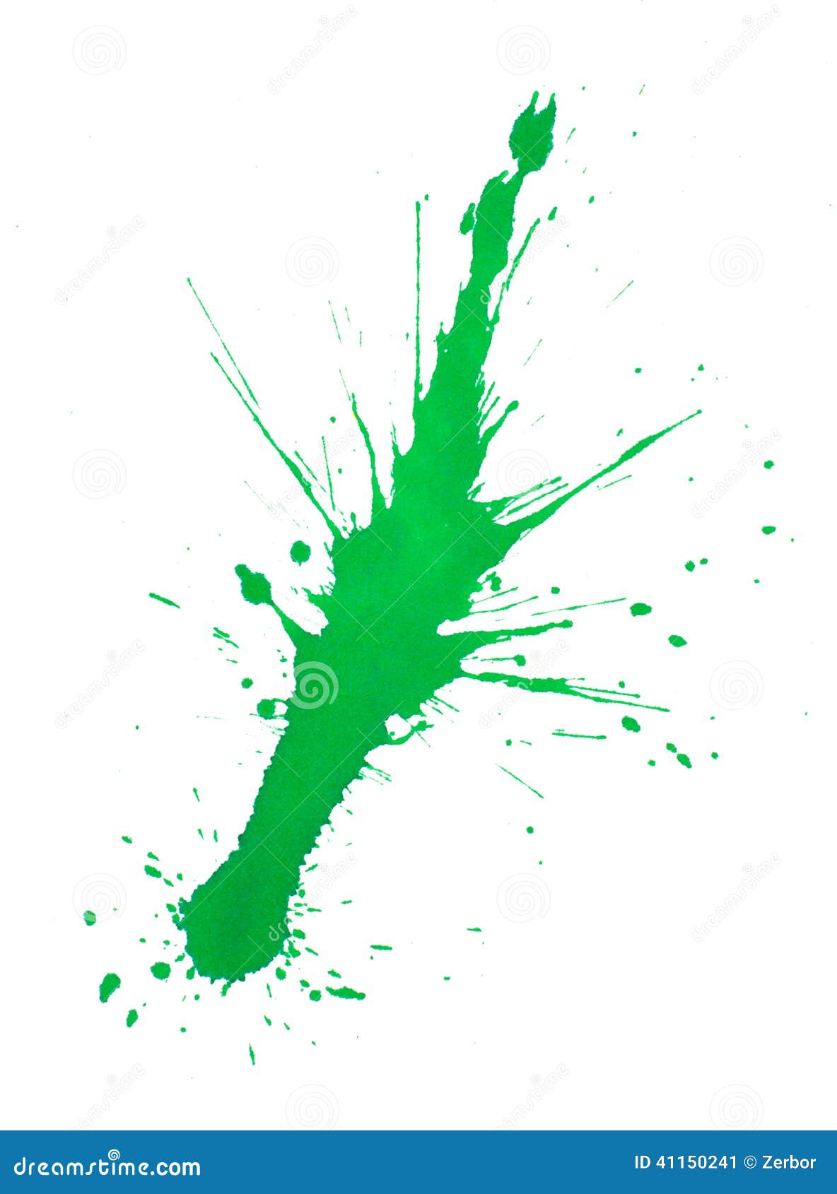 A green ink splash stock image. Image of blob, abstract - 41150241