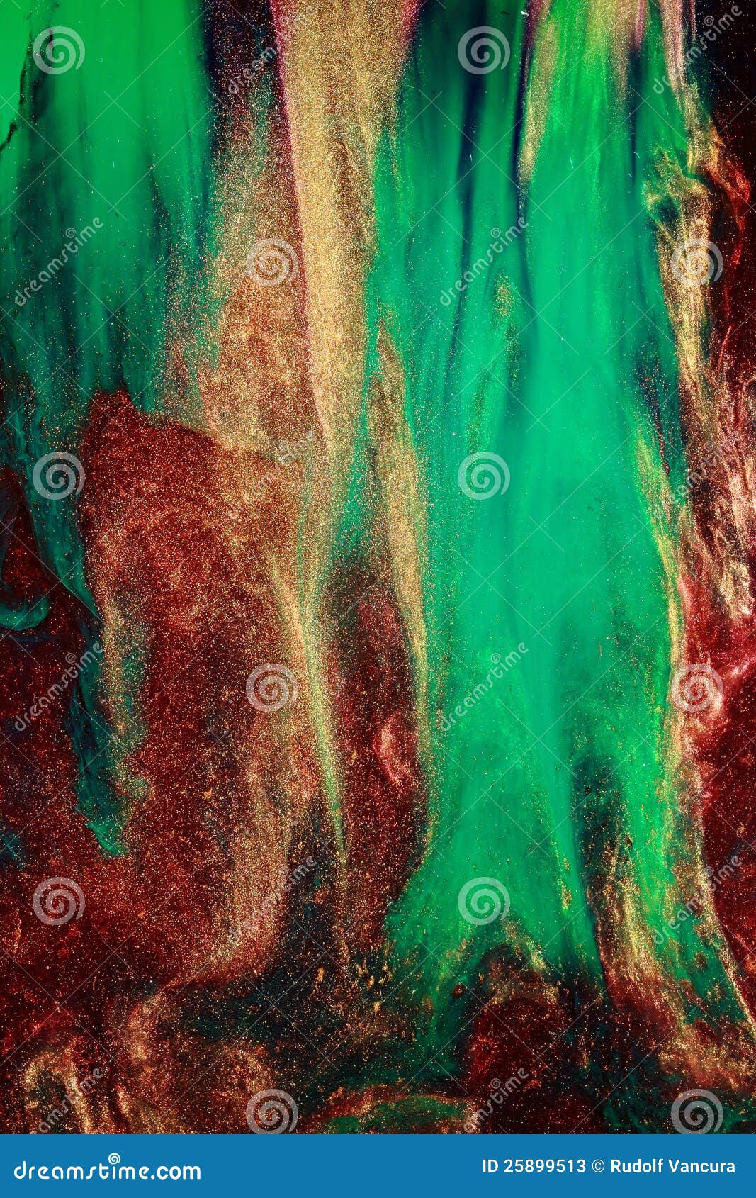 Green ink in water stock image. Image of paint, streaks - 25899513