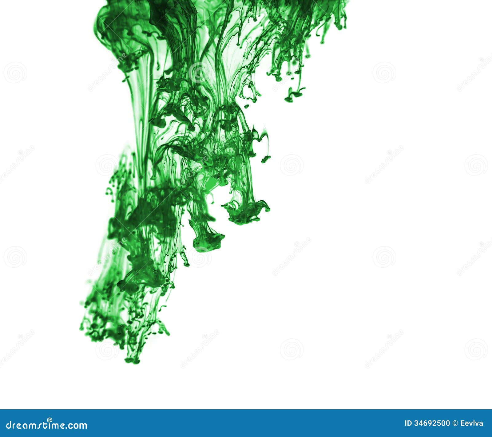 Green Ink. Stock Photo - Image: 34692500