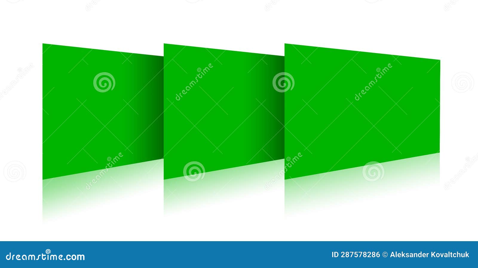 Green Insert Report or Screenshoot Blank Template for Presentation ...