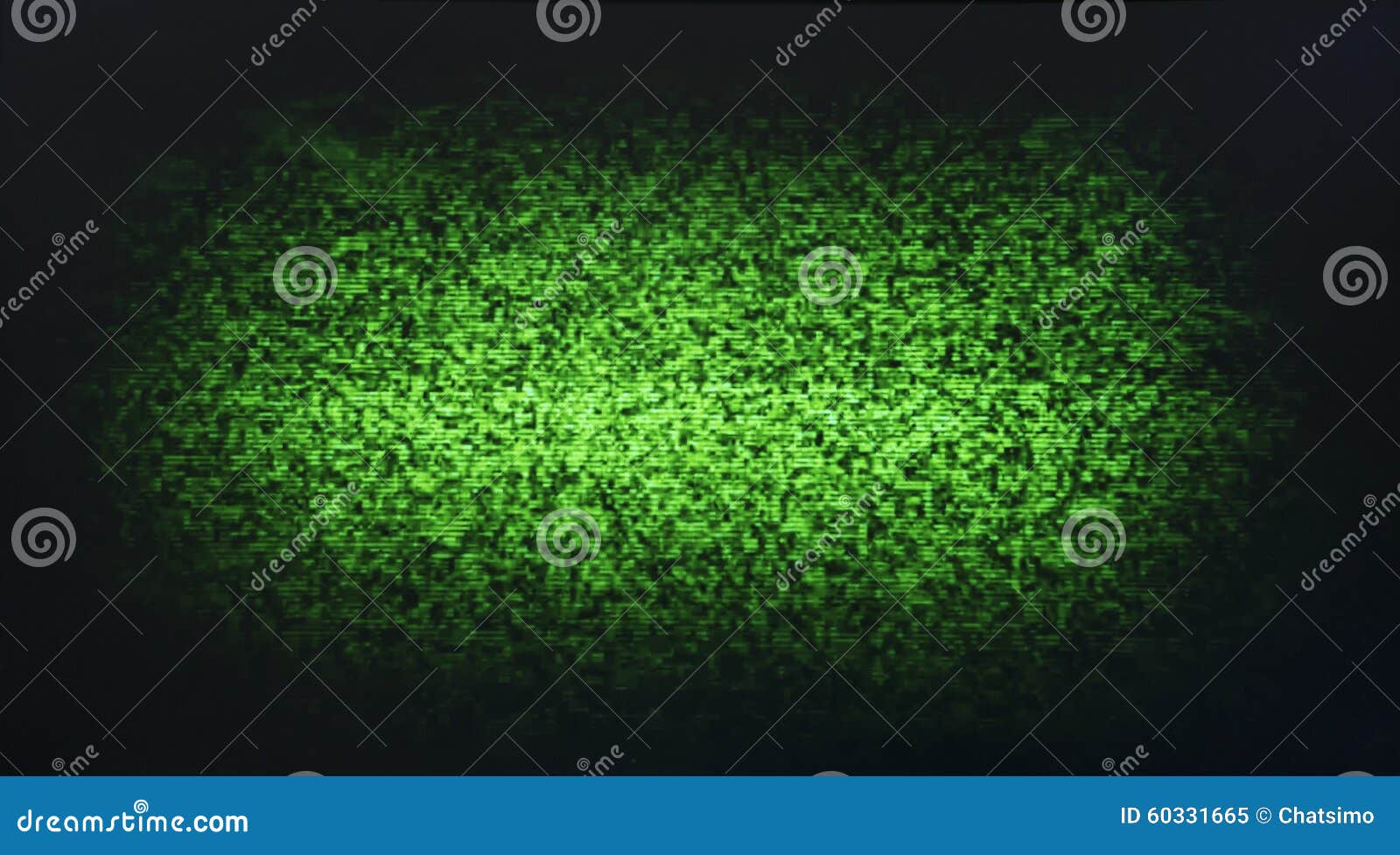 Green Interlaced Tv Static Noise Stock Image - Image of signal, element ...