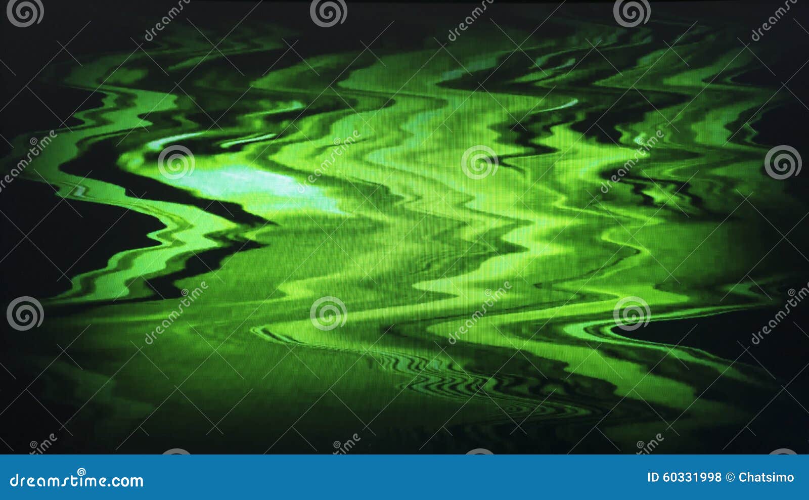 Green Interlaced Tv Static Noise Stock Photo - Image of horizontal ...
