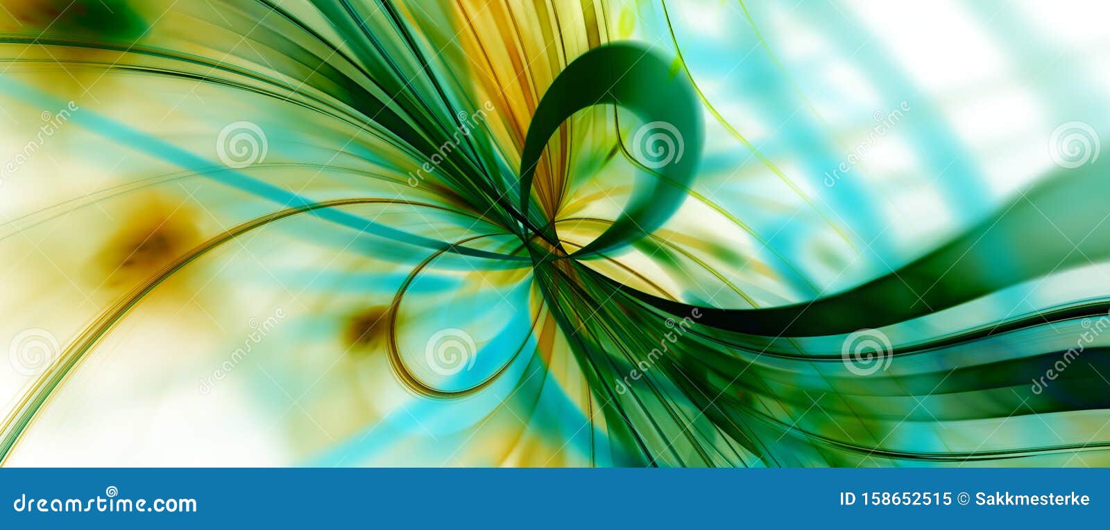 Green Inverted Quantum Mechanics Widescreen Background Stock ...