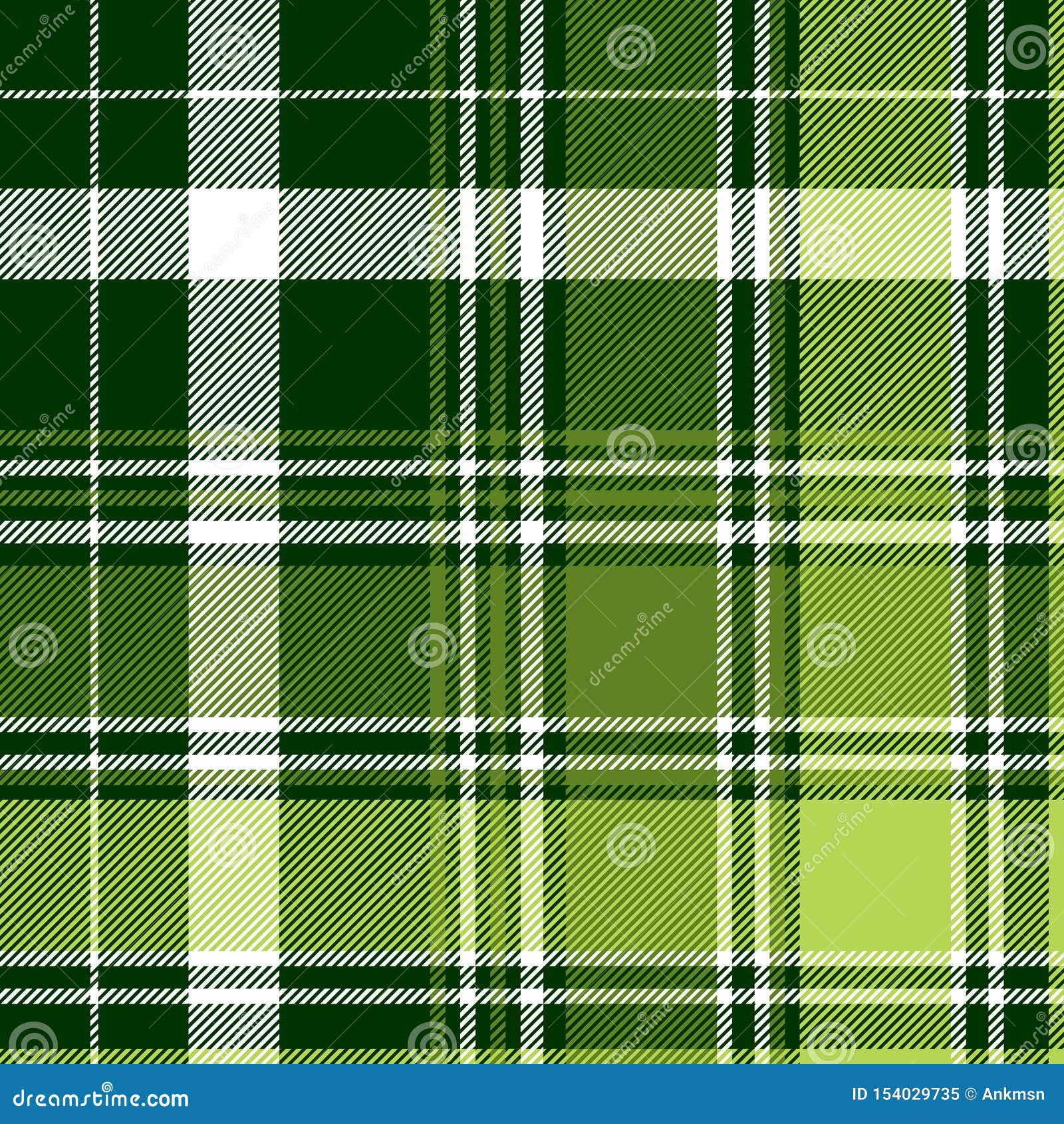 Green Irish Diagonal Abstract Plaid Seamless Pattern Stock Vector ...