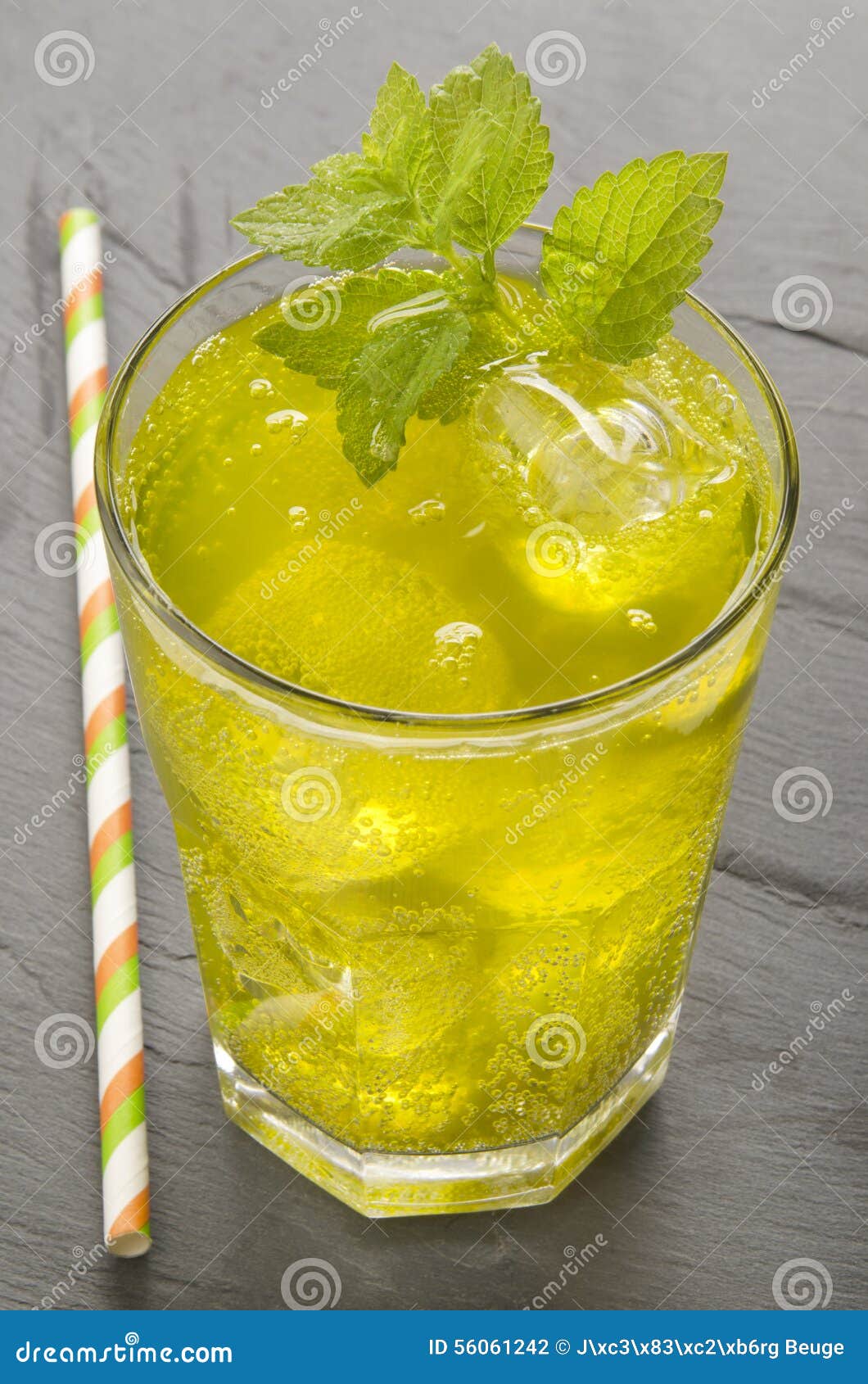 Green Irish Saint Patrick Day Lemonade Stock Photo - Image of cold ...