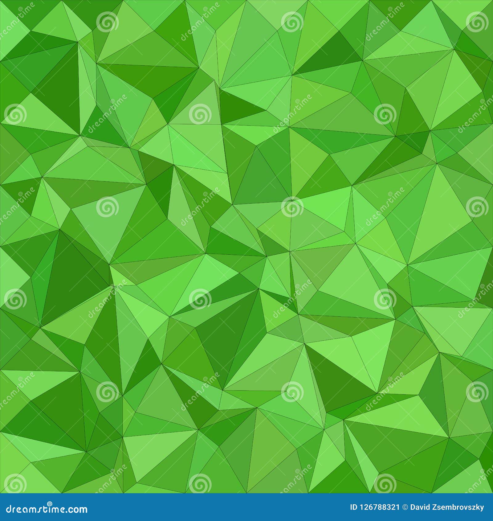 Green Irregular Triangle Mosaic Background Design Stock Vector ...