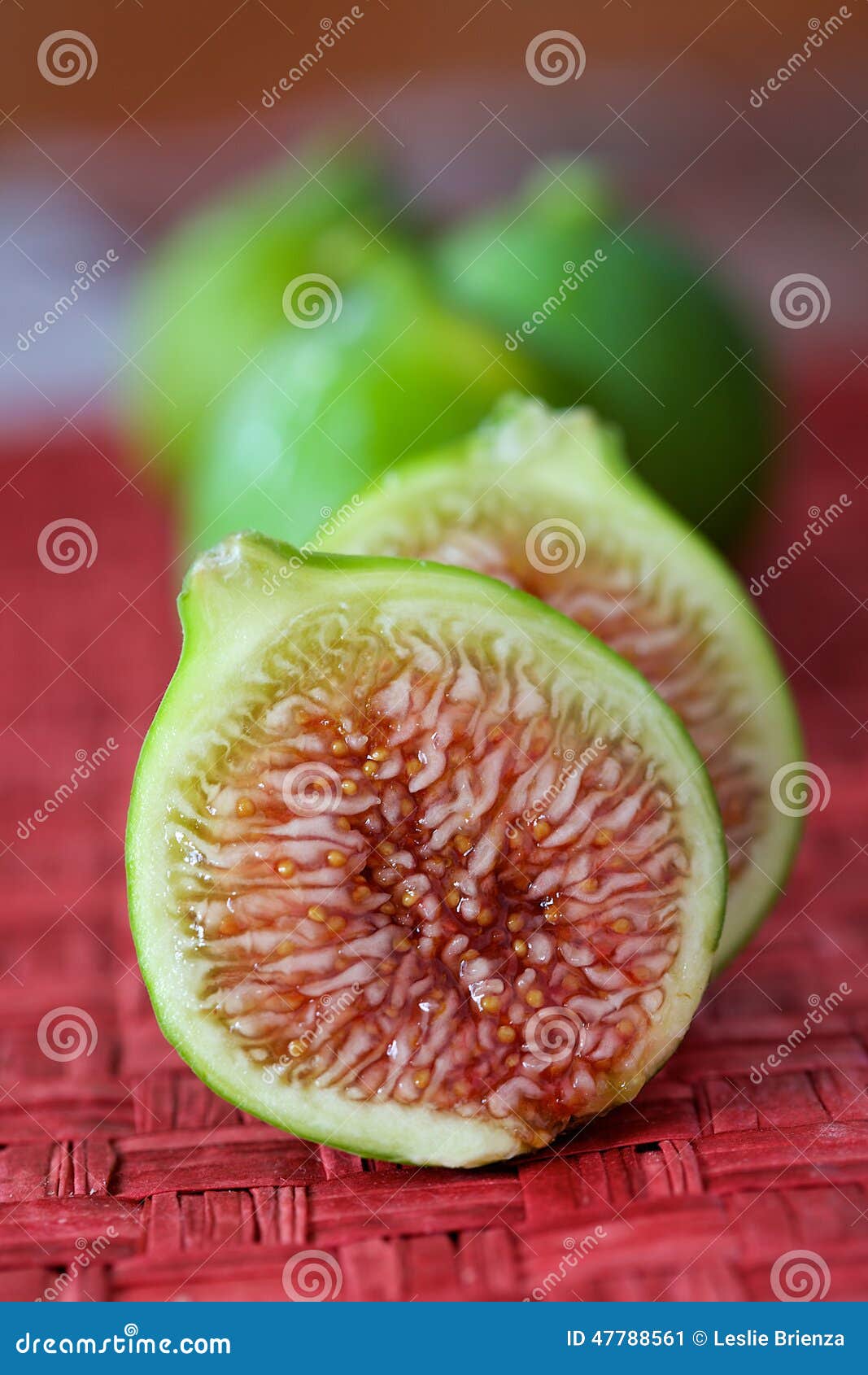 Green Italian Figs in a Row Stock Image - Image of four, fruit: 47788561