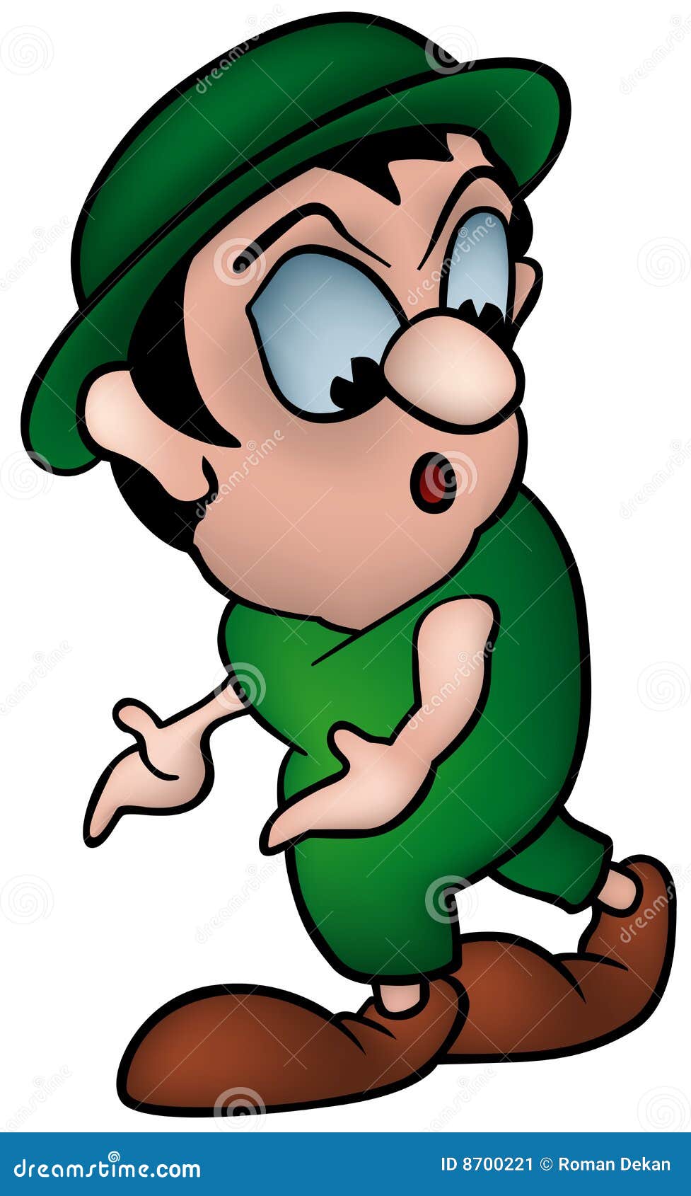 Green Jack stock vector. Illustration of green, cartoon - 8700221