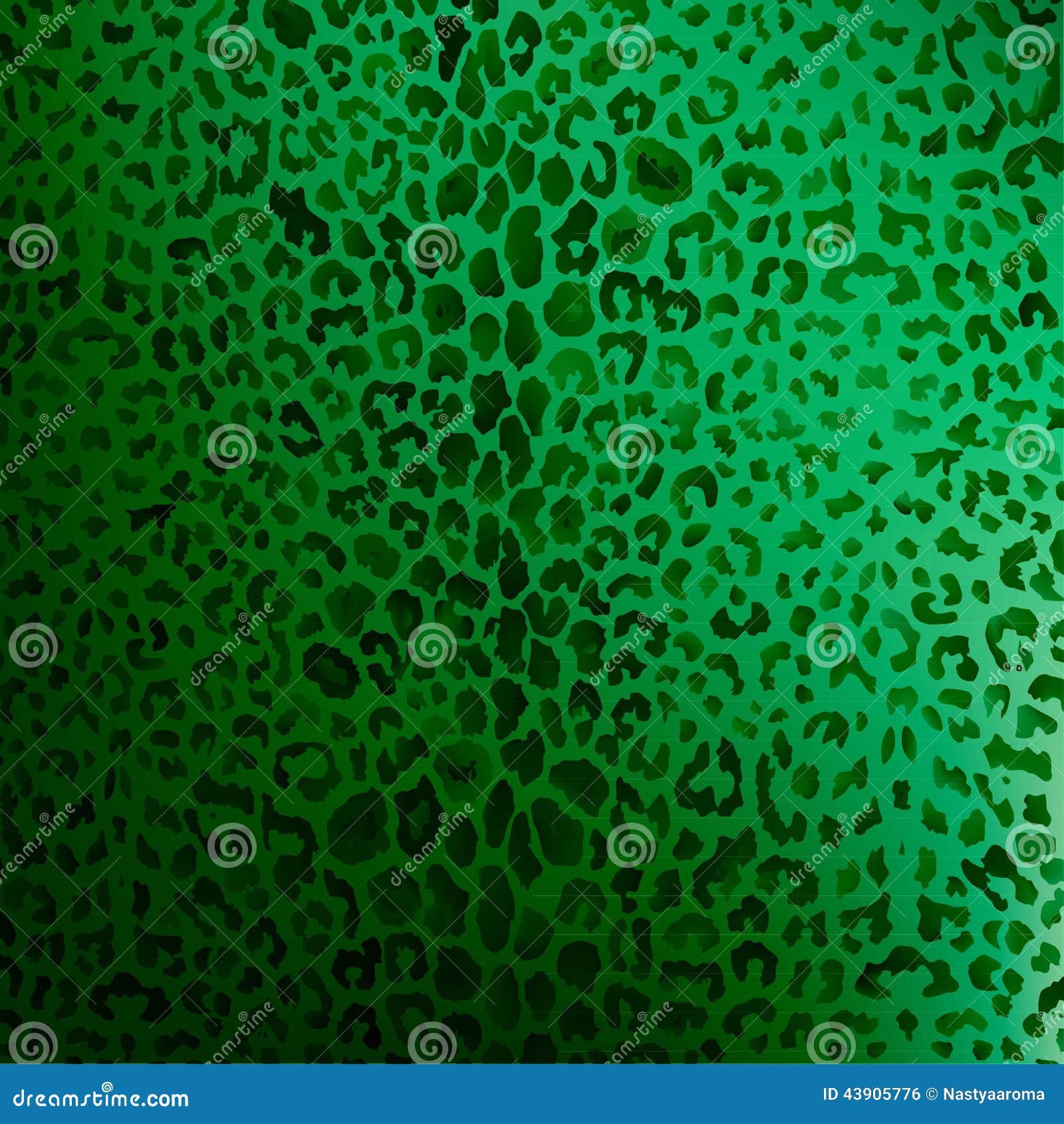 Green Jaguar Spotted Background. Cartoon Vector | CartoonDealer.com ...