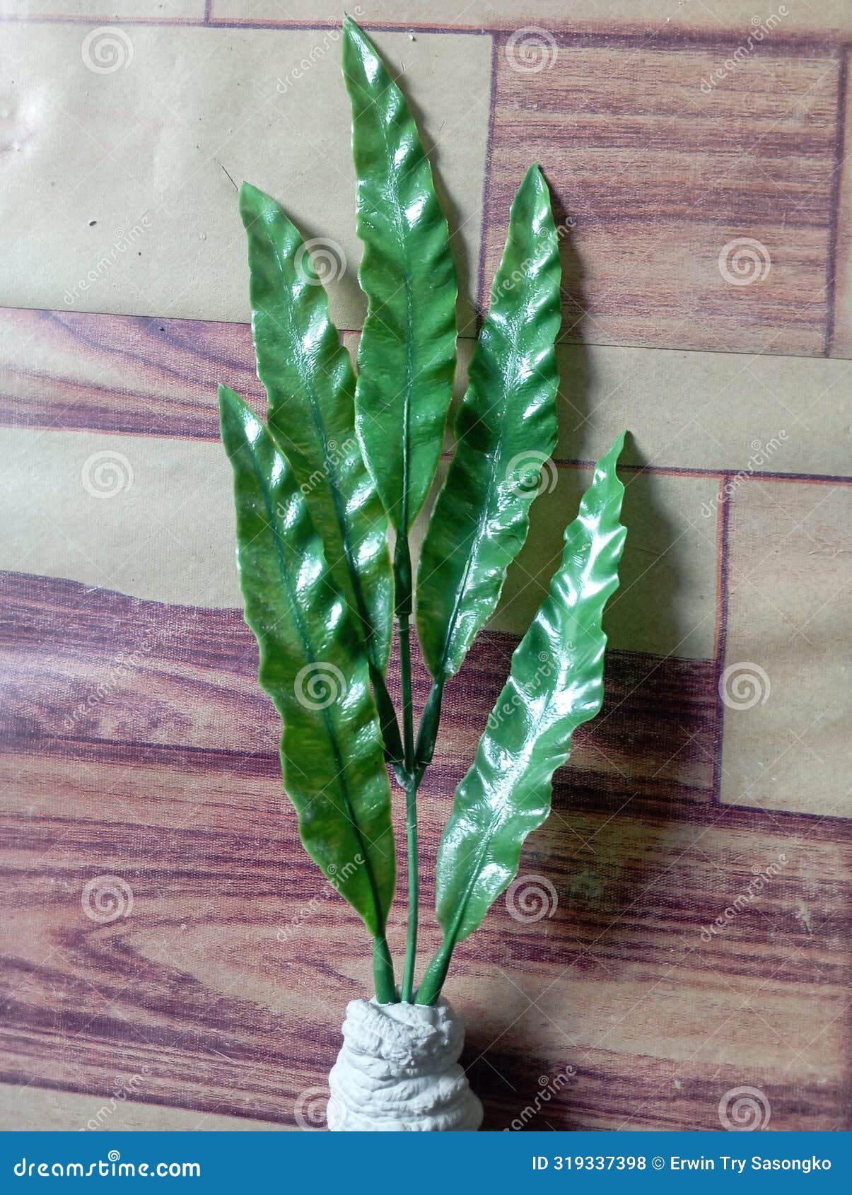 Green Kadaka Artificial Plant for Aquarium Stock Photo - Image of ...