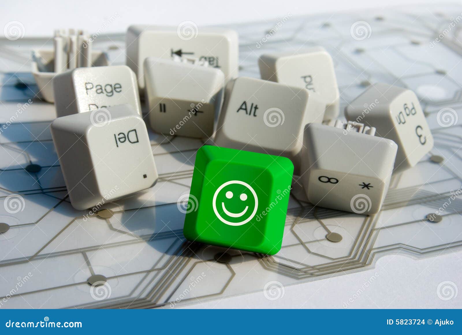 Green key stock photo. Image of digital, climb, electric - 5823724