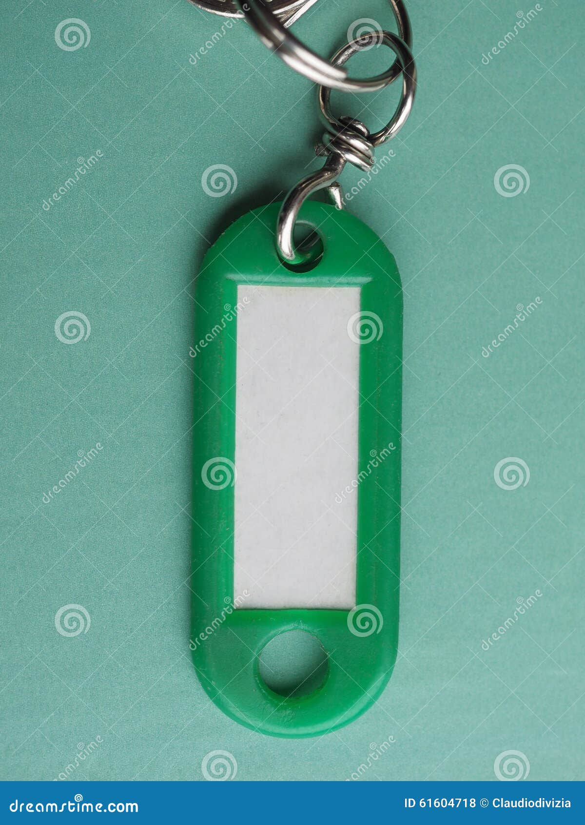 Green keyring stock photo. Image of paper, keychain, keyfob - 61604718