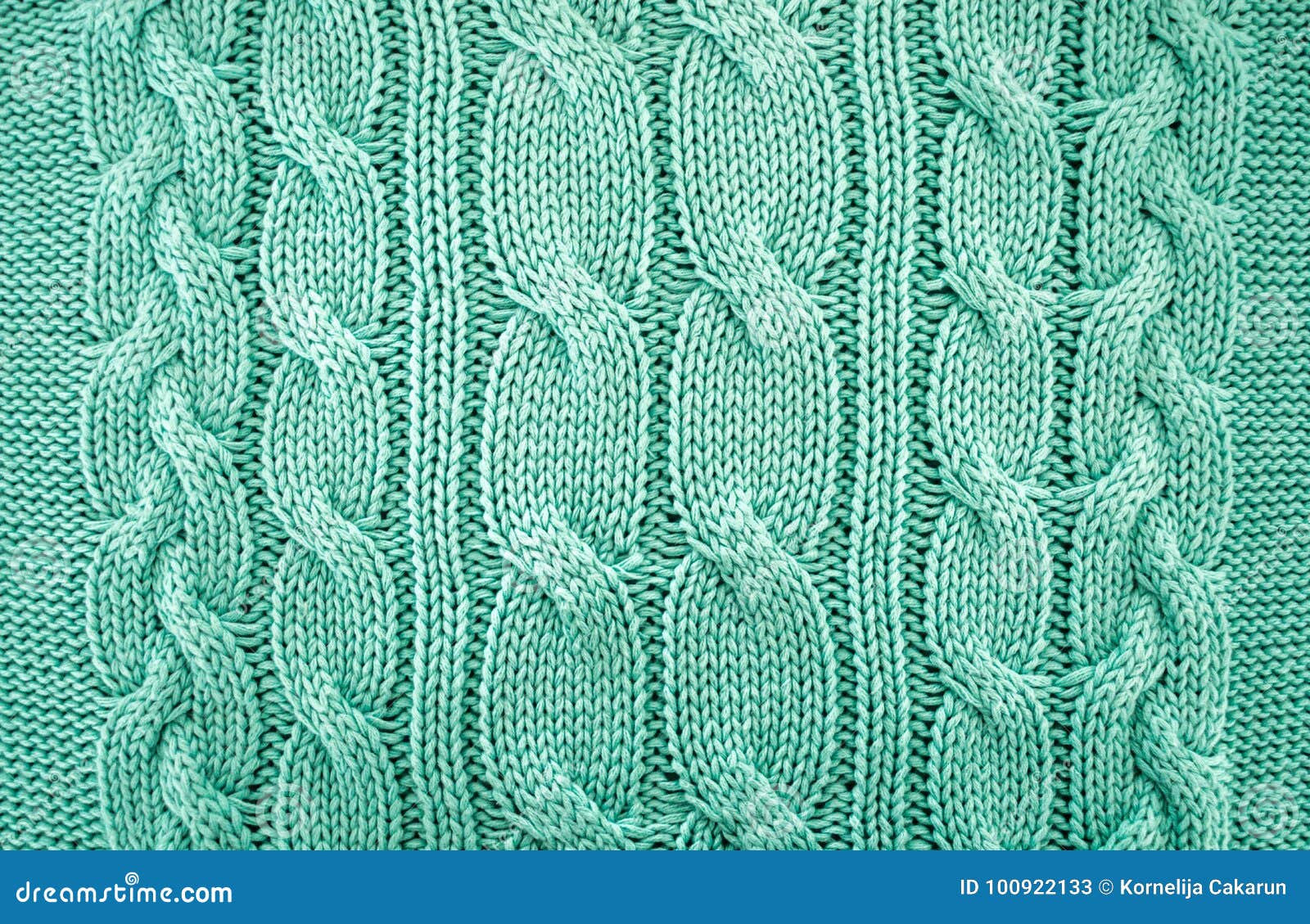 Green Knitted Sweater Texture Background Stock Image - Image of ...