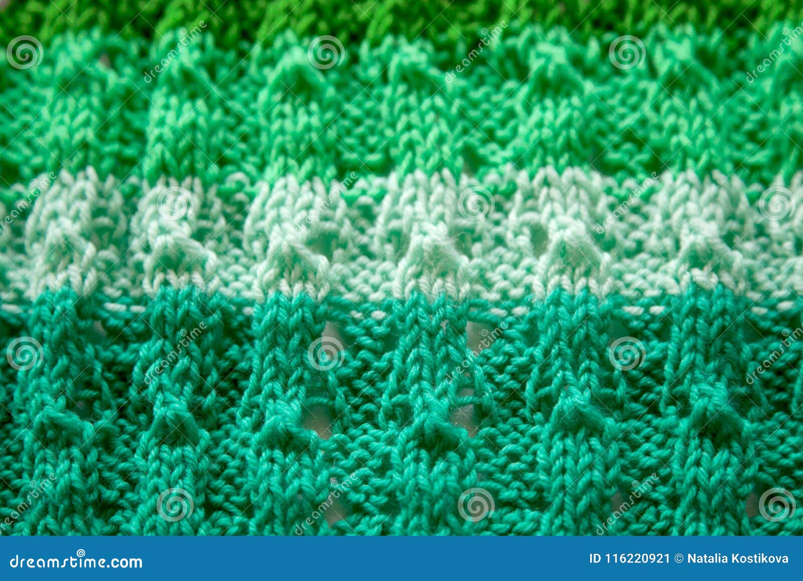 Green Knitted Fabric Texture Stock Image - Image of orange, green ...