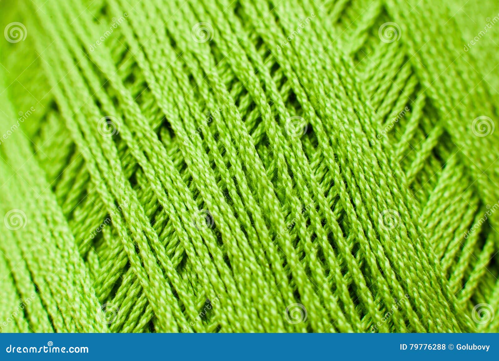 Green Knitting Thread Texture, Handiwork Backdrop Stock Photo - Image ...