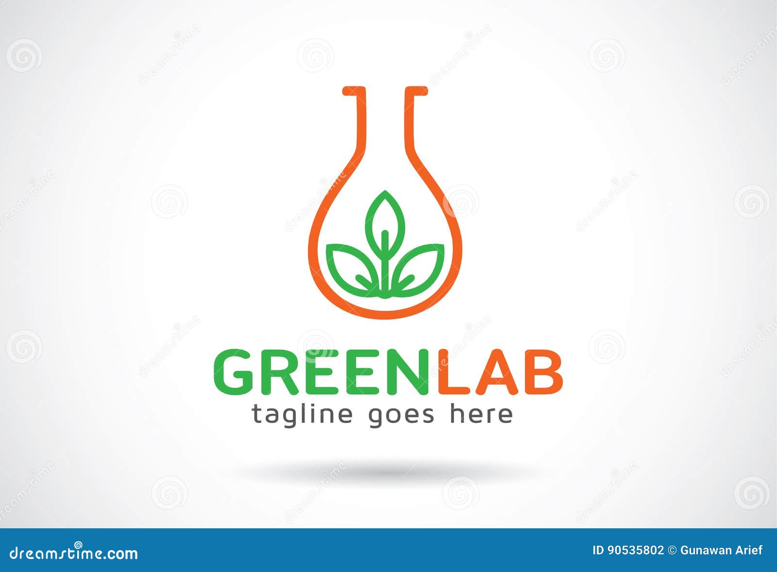 Green Lab Logo Template Design Vector, Emblem, Design Concept, Creative ...