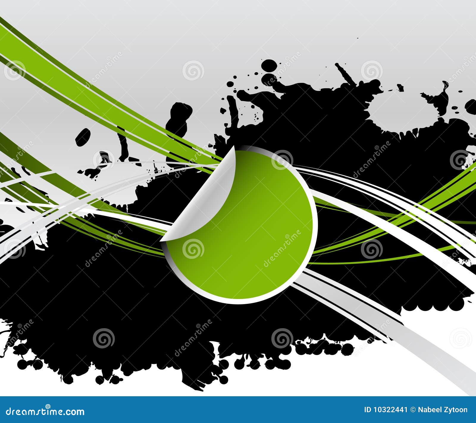 Green Label stock vector. Illustration of idea, artwork - 10322441