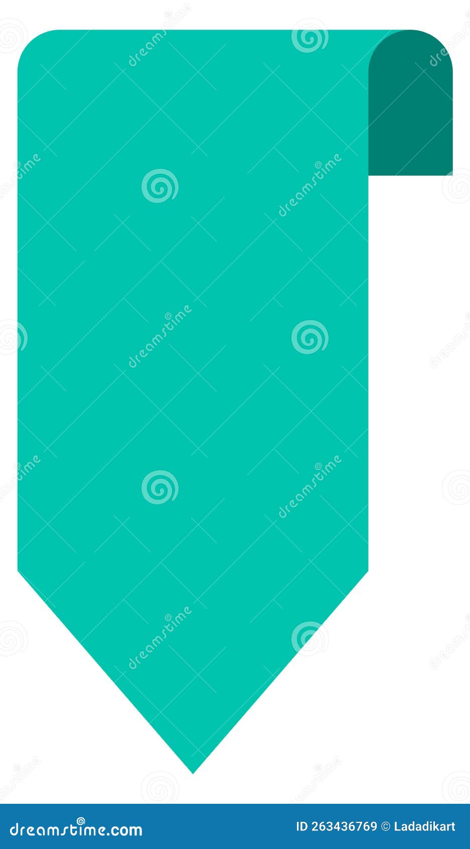 Green Label. Decorative Tag Element Blank Template Stock Vector ...