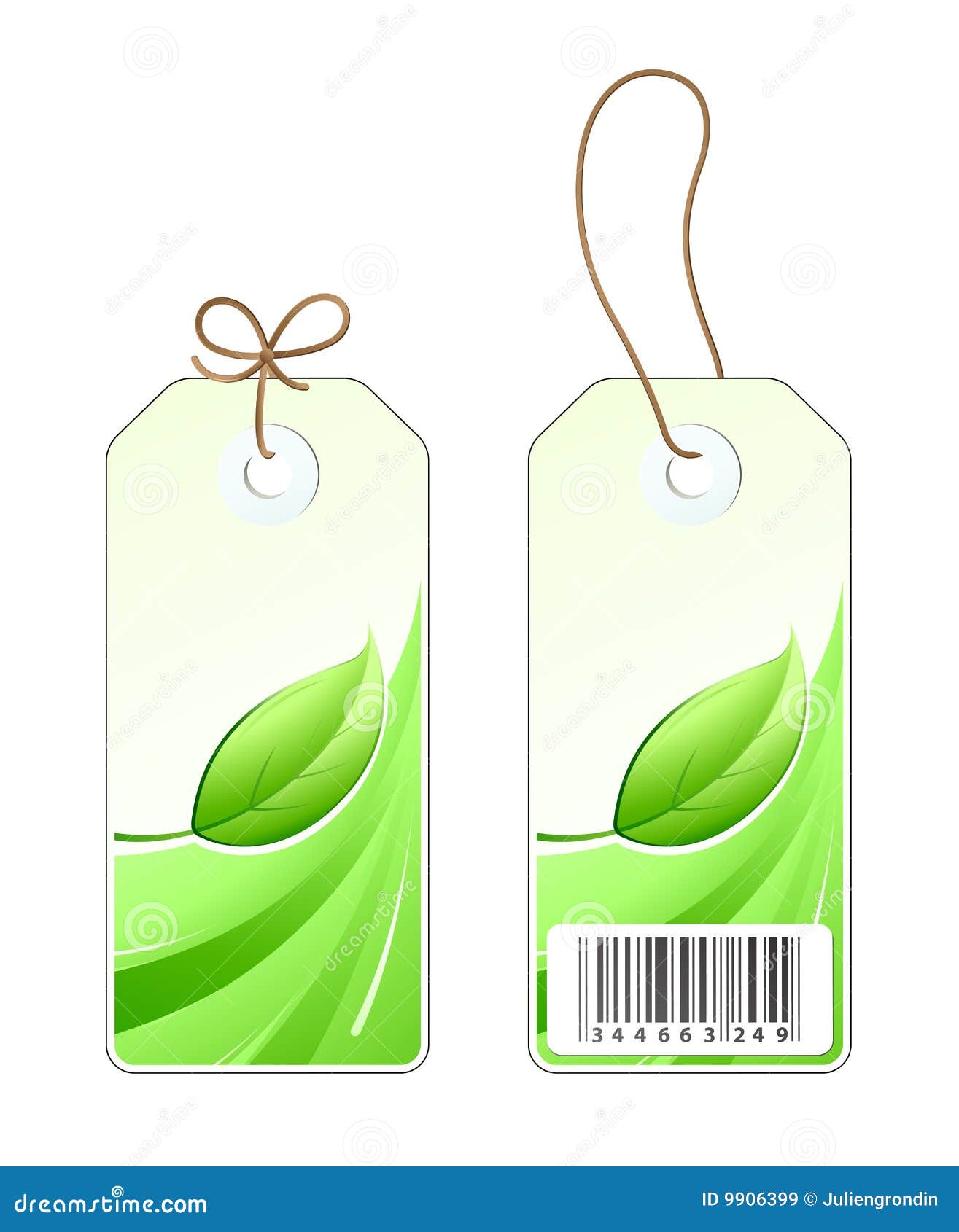 Green labels stock vector. Illustration of rectangle, white - 9906399