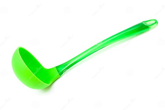 Green ladle stock photo. Image of soft, equipment, plastic - 84020520