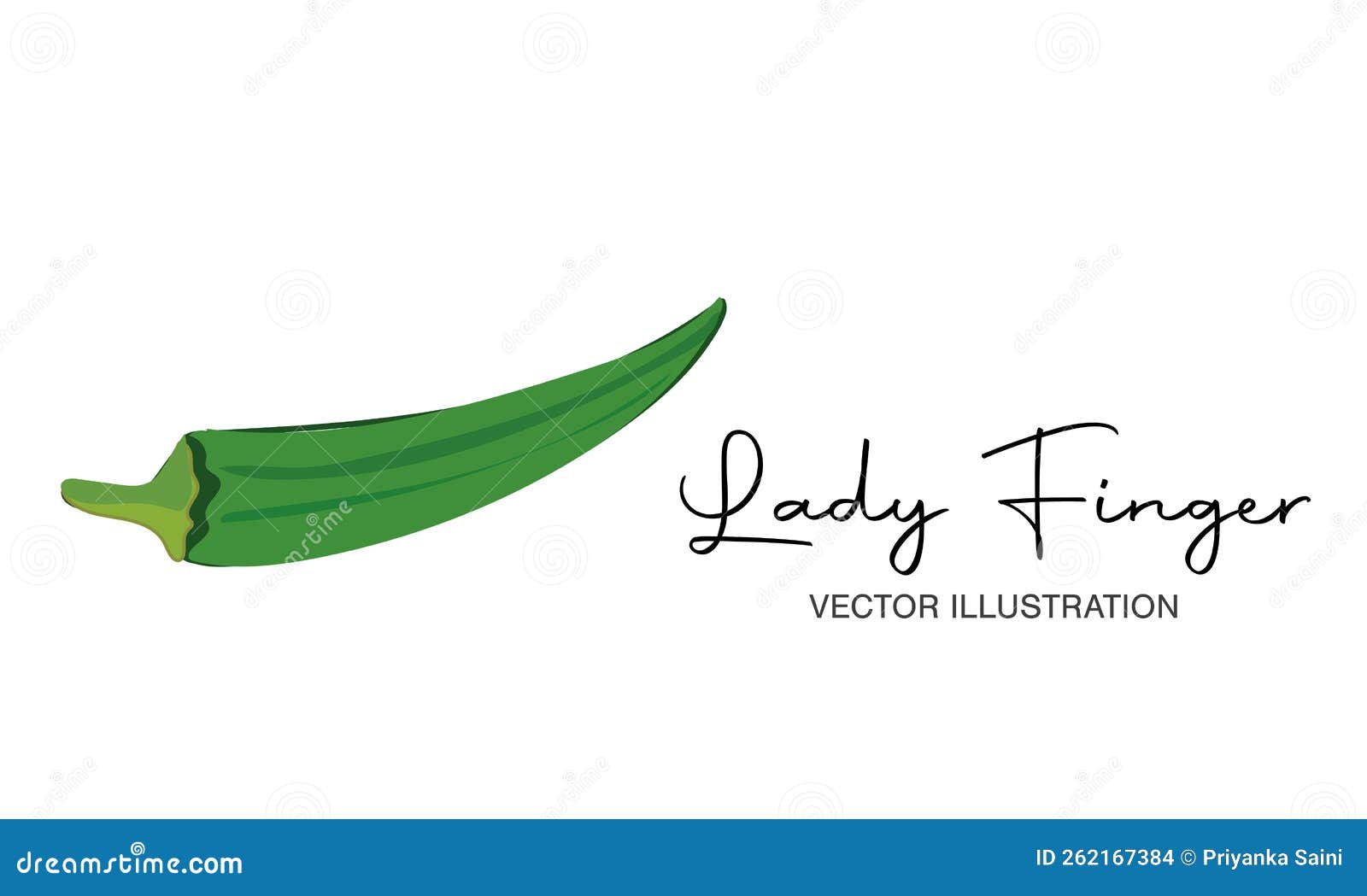 Okra Lady Finger Stock Illustrations – 155 Okra Lady Finger Stock ...