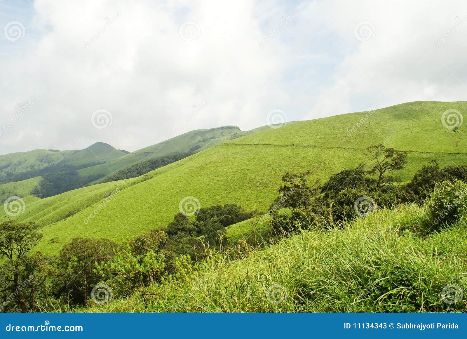 Green landscape stock image. Image of meadows, asia, travel - 11134343