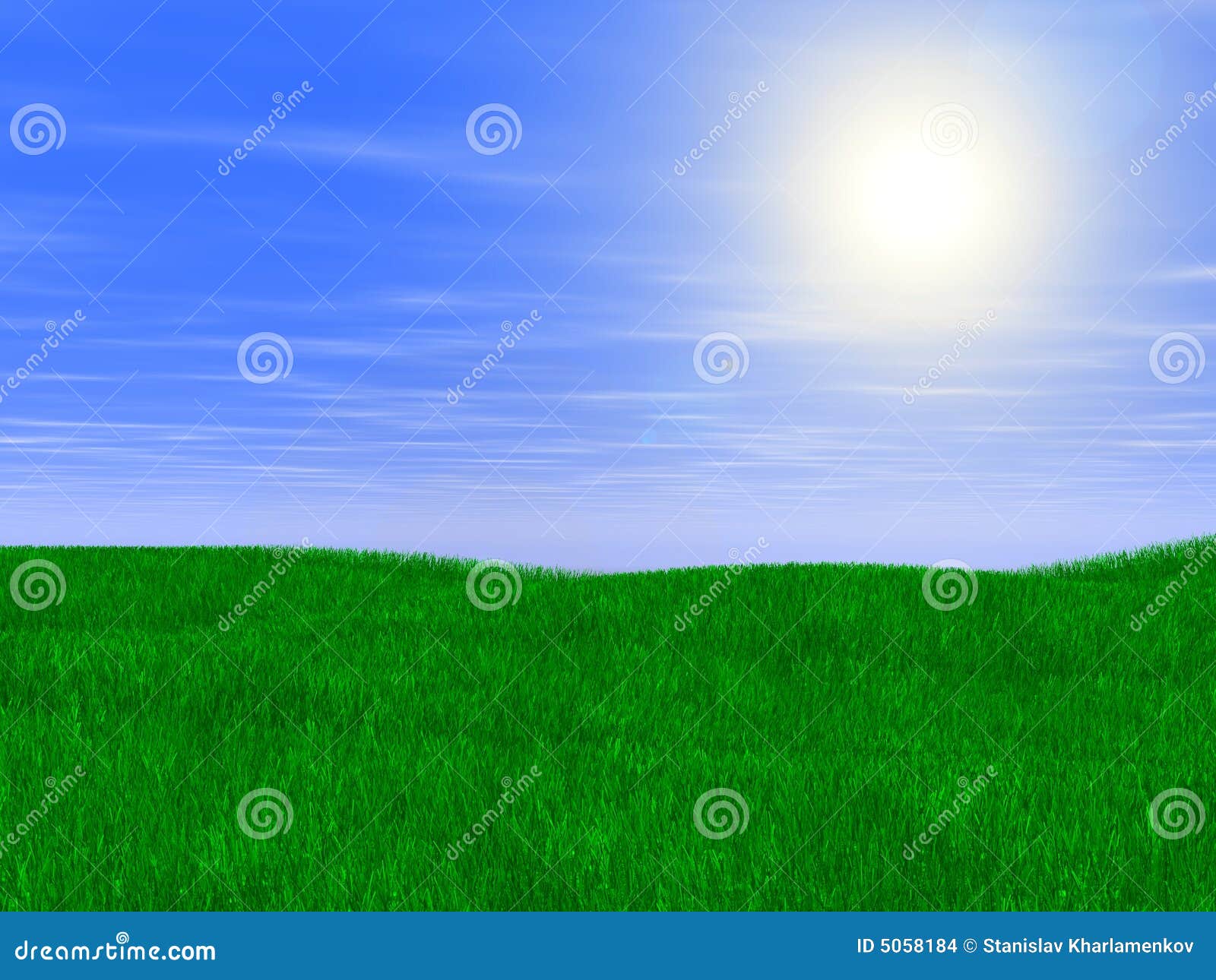 Green Lawn Grass Plant Growth Stages Development. Animation Progression ...