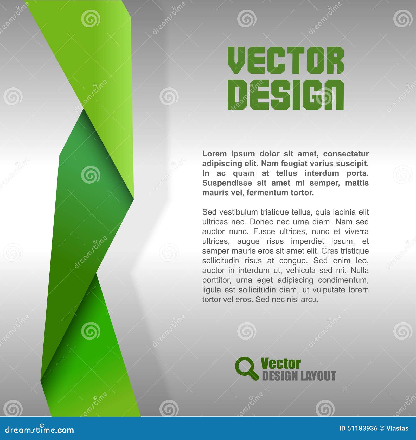 Green Layout stock vector. Illustration of element, cover - 51183936