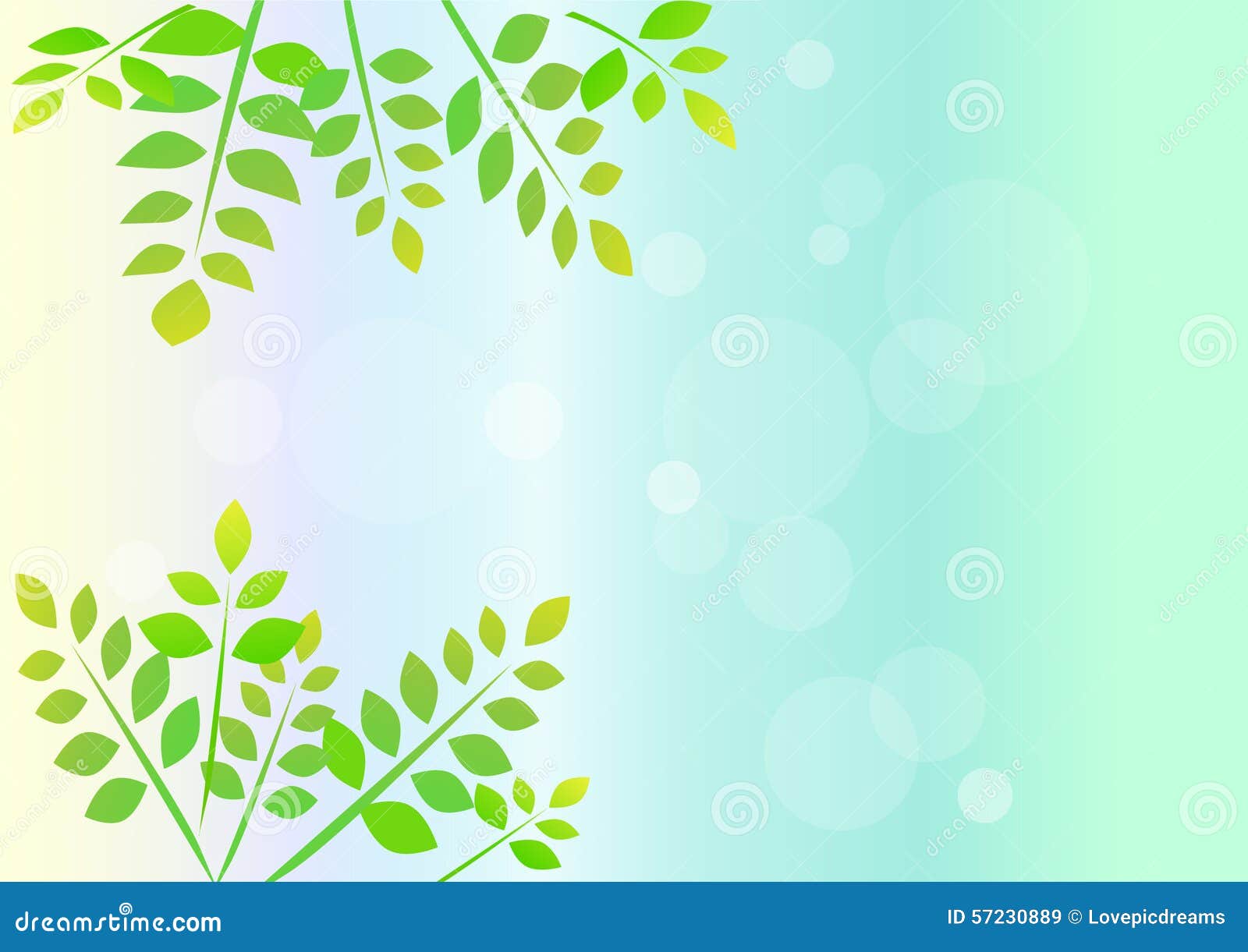 Green Leaf for Background Template Stock Illustration - Illustration of ...