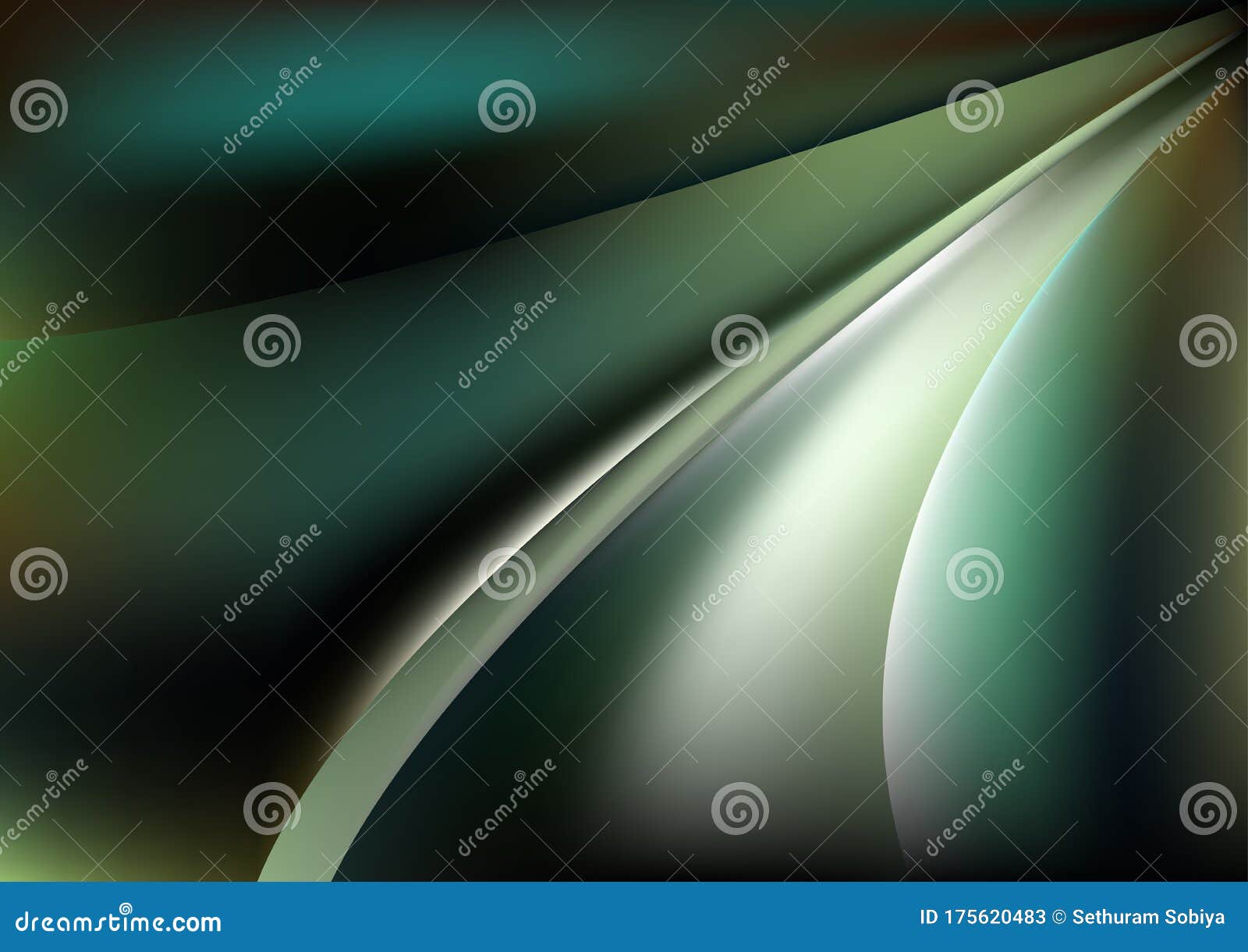 Green Leaf Element Background Vector Illustration Design Stock Vector ...