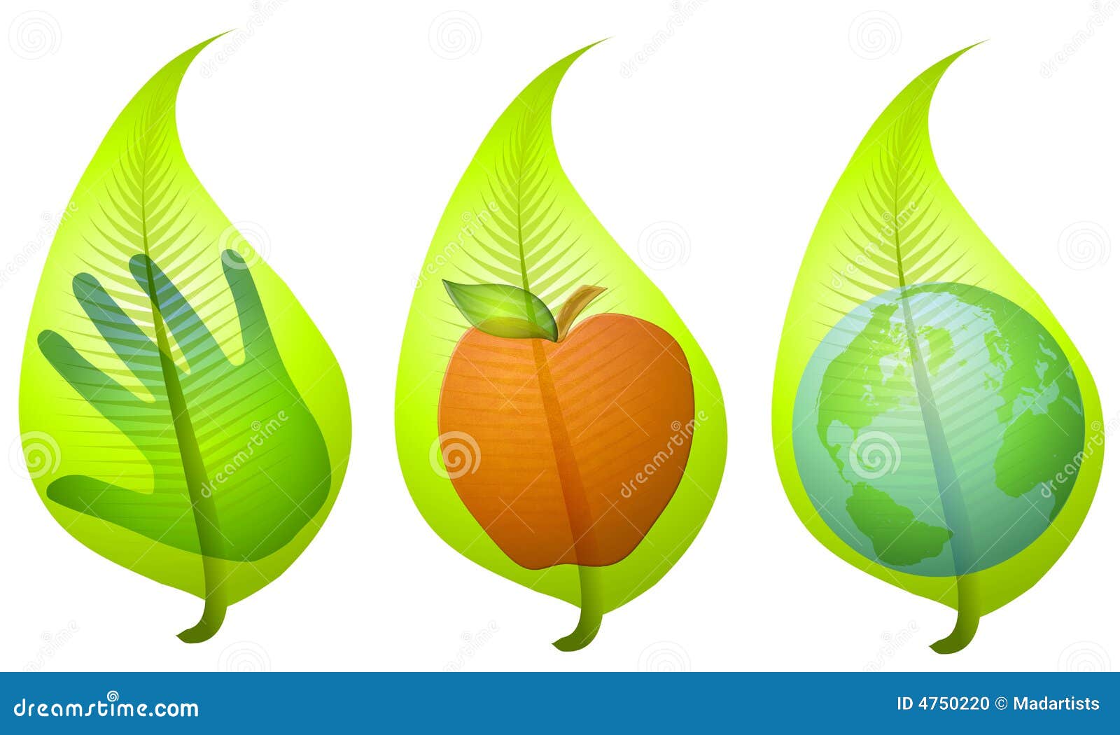 Green Leaf Environmental Clip Art Stock Illustration - Illustration of ...