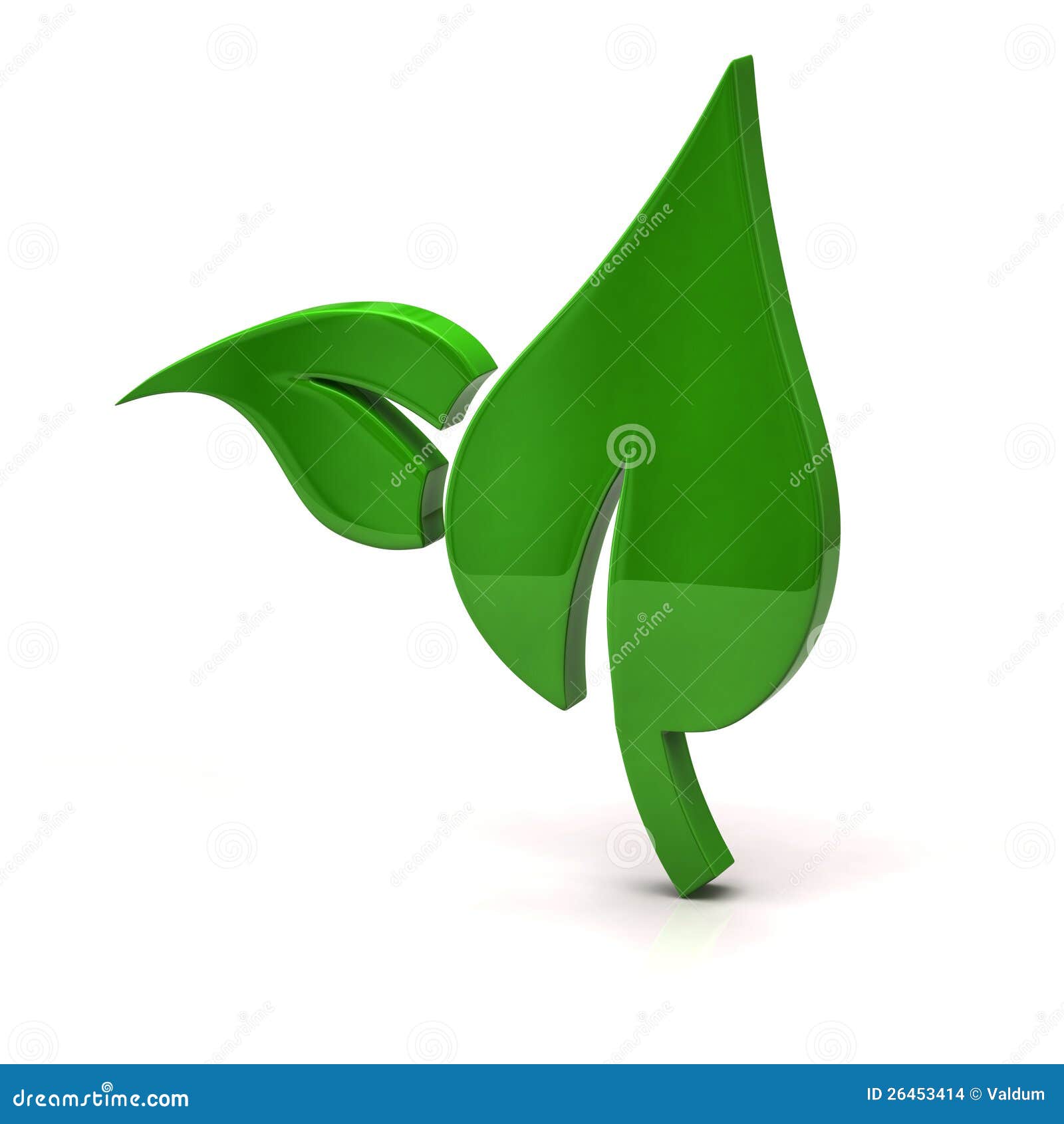 Green leaf icon stock illustration. Illustration of fall - 26453414