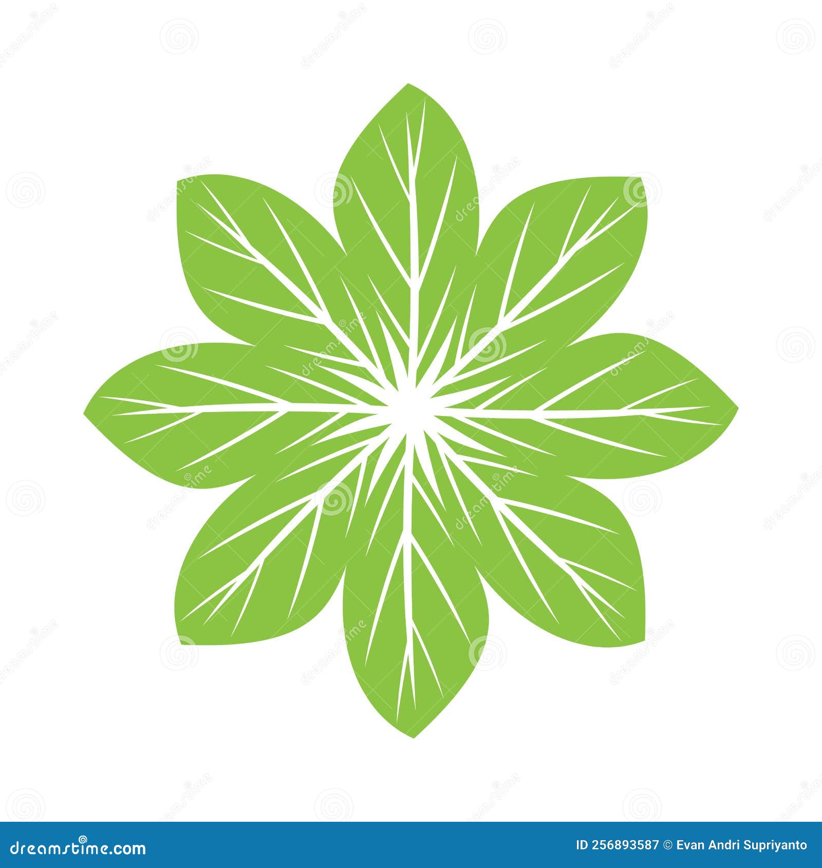 Green Leaf Illustration Nature Logo Design Stock Vector - Illustration ...