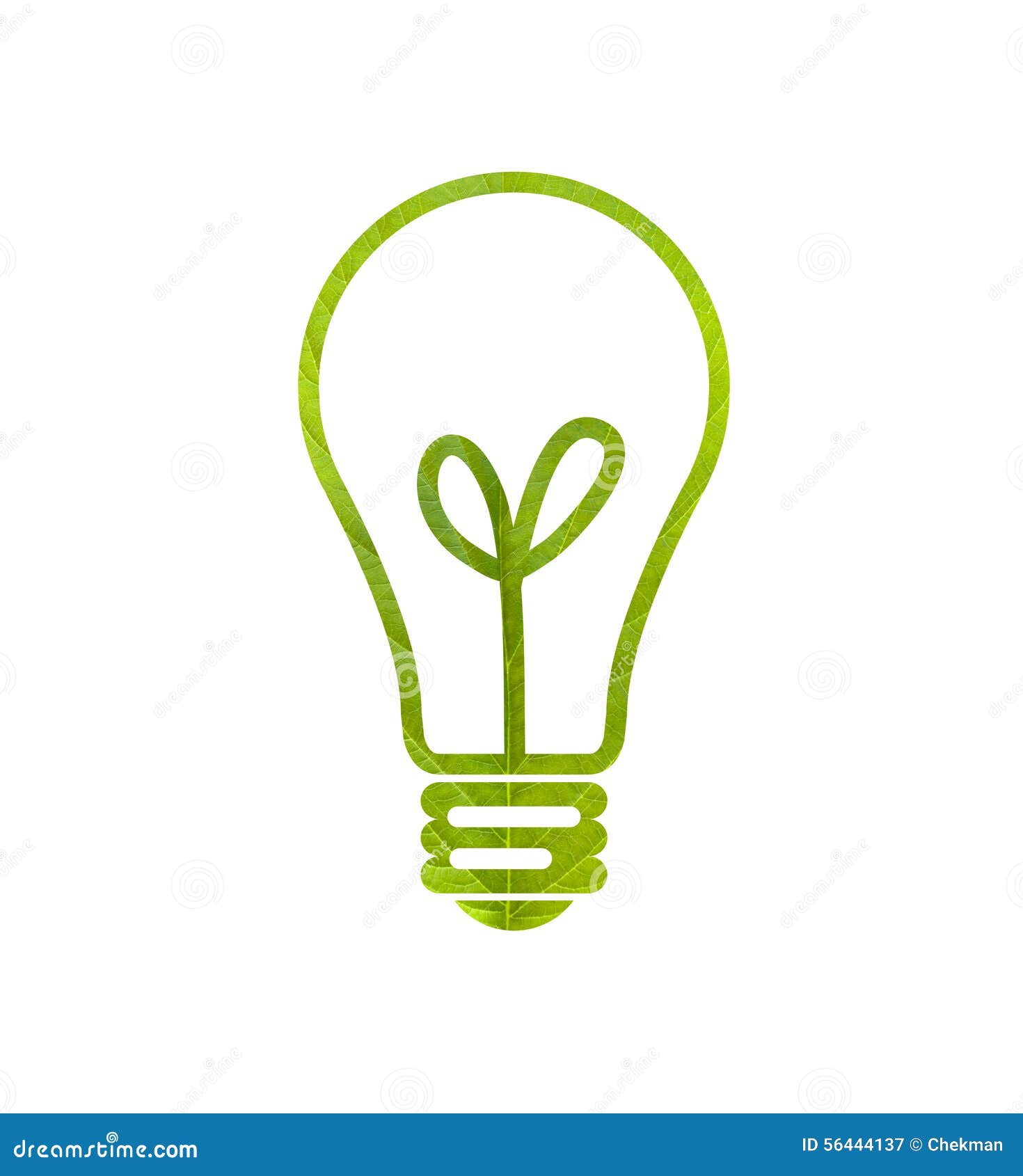 Green leaf light bulb stock image. Image of electricity - 56444137