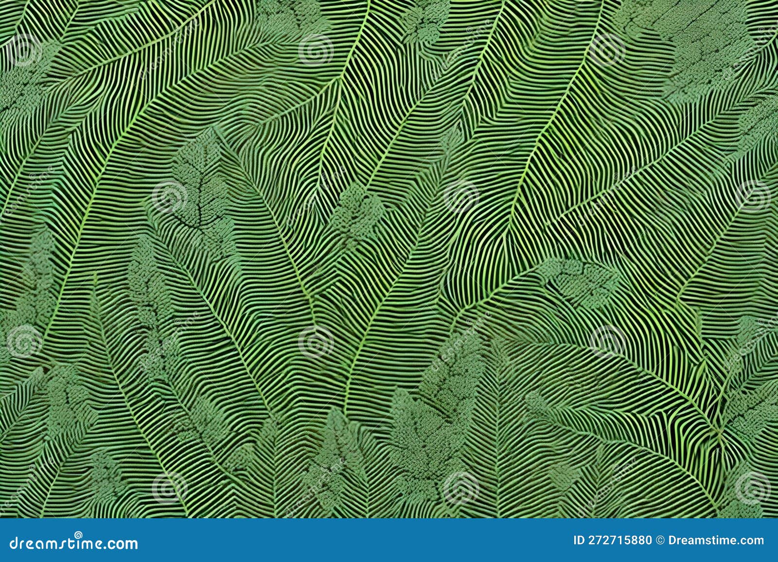 Green Leaf Pattern Background. Generative AI Stock Illustration ...