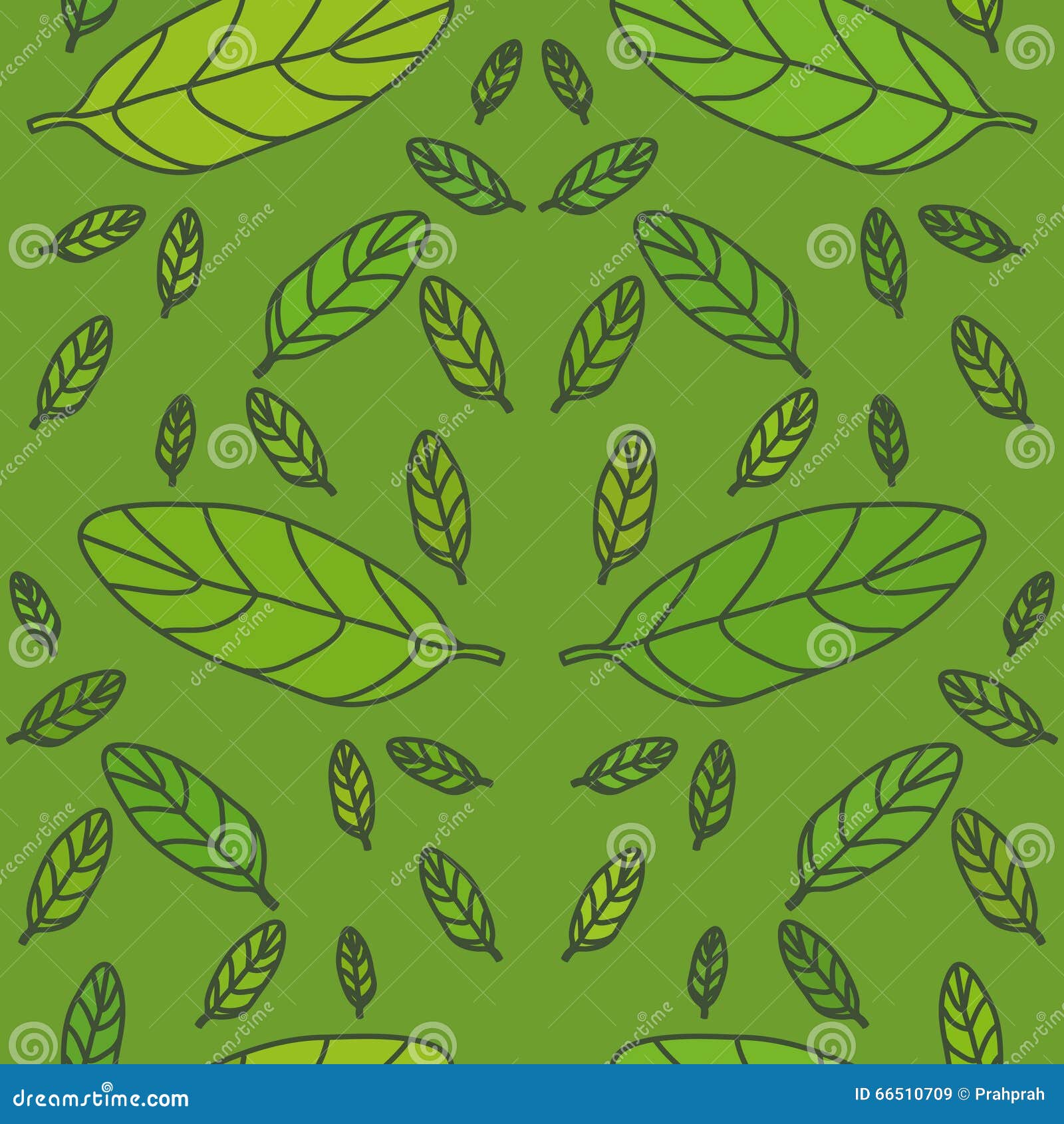 Green leaf pattern stock illustration. Illustration of beautiful - 66510709