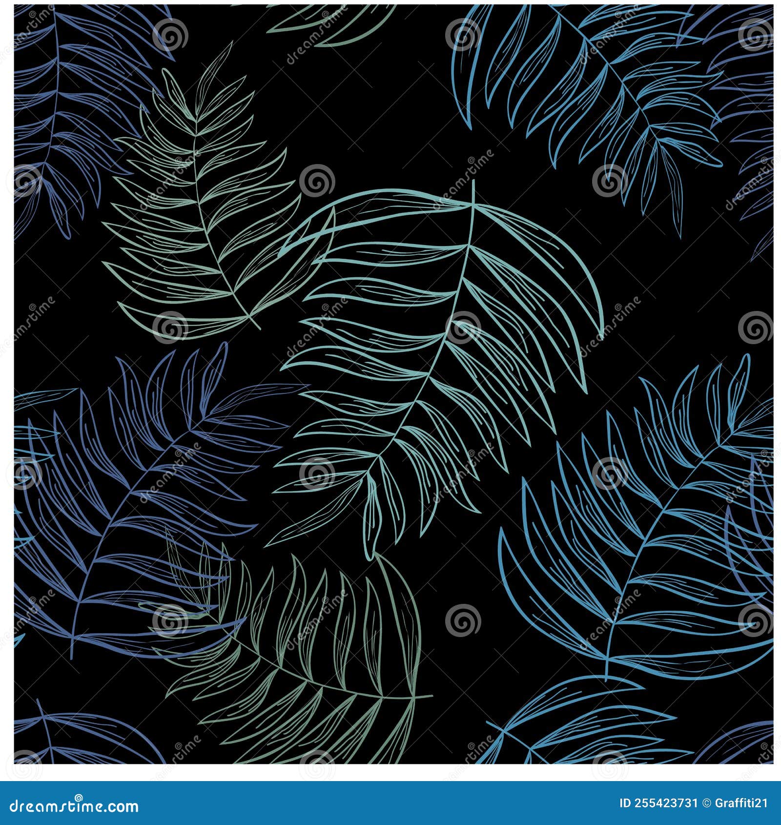 Green Leaf Pattern Texture Abstract Background. Green Tropical Leaves ...