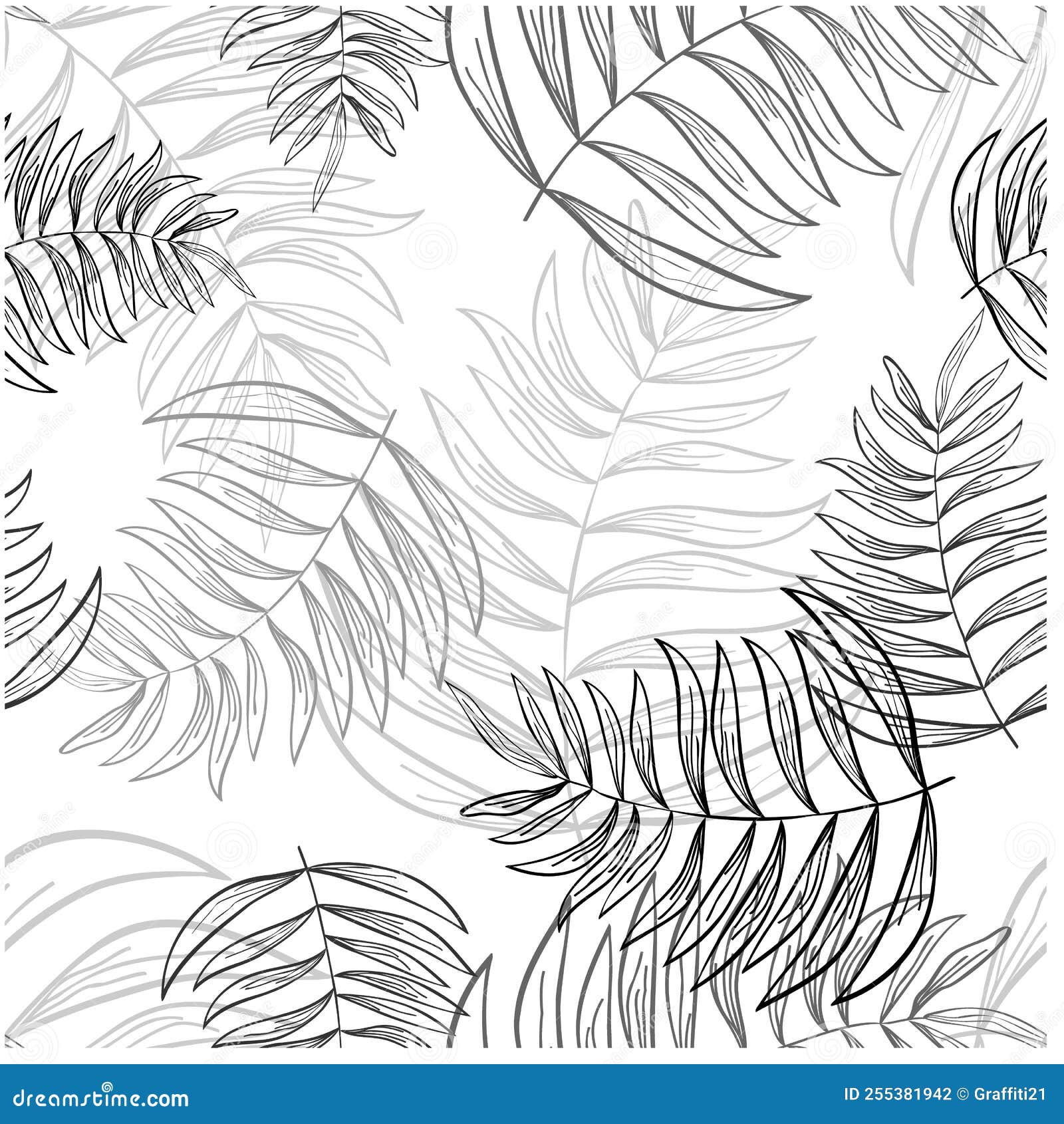 Green Leaf Pattern Texture Abstract Background. Green Tropical Leaves ...